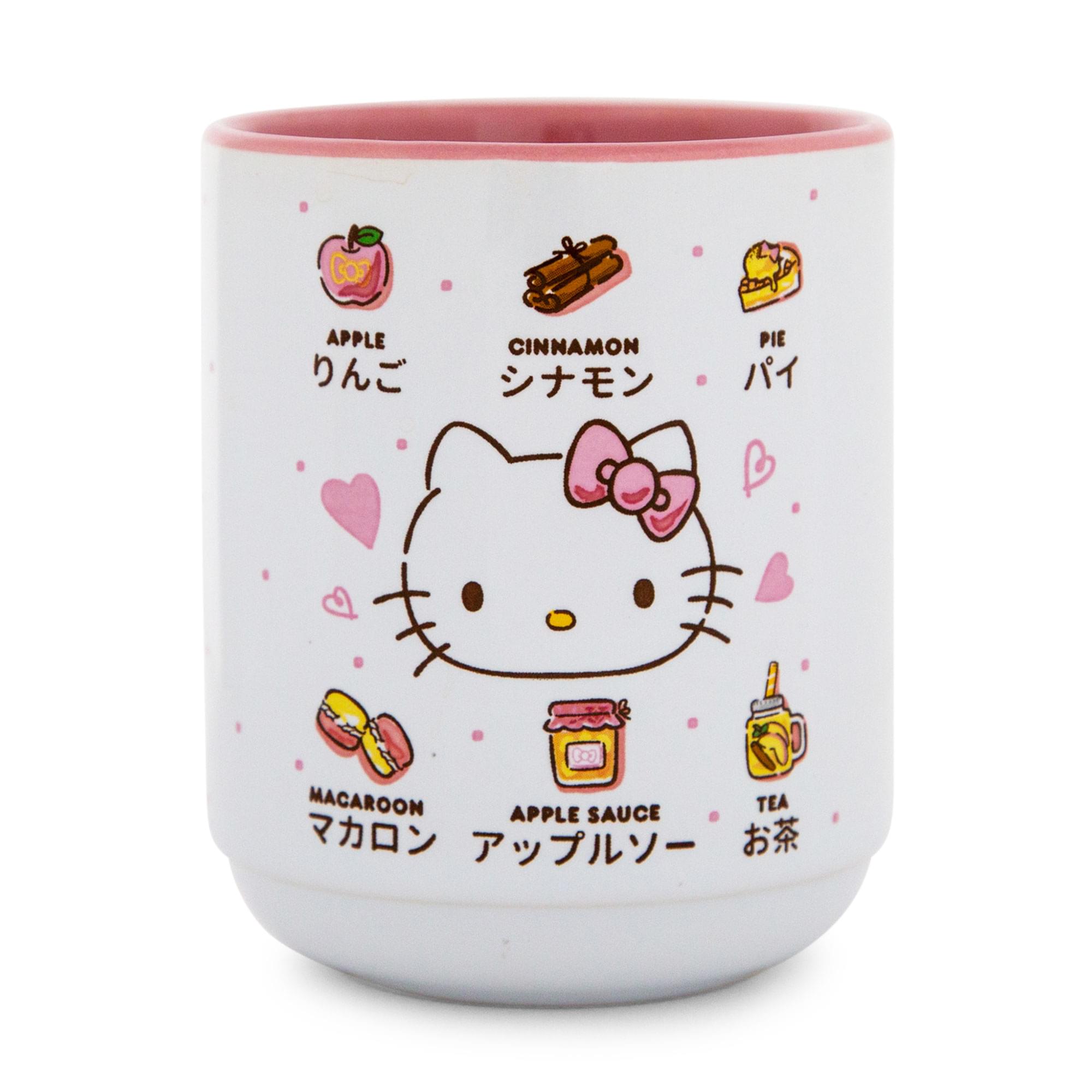Hello Kitty Apples 12oz Ceramic Asian Tea Cup | Free Shipping
