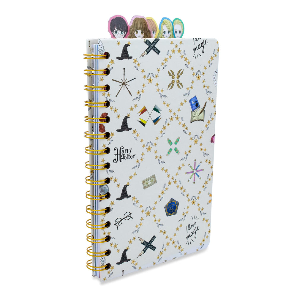 Harry Potter Magical Pattern 5-Tab Spiral Notebook | Free Shipping