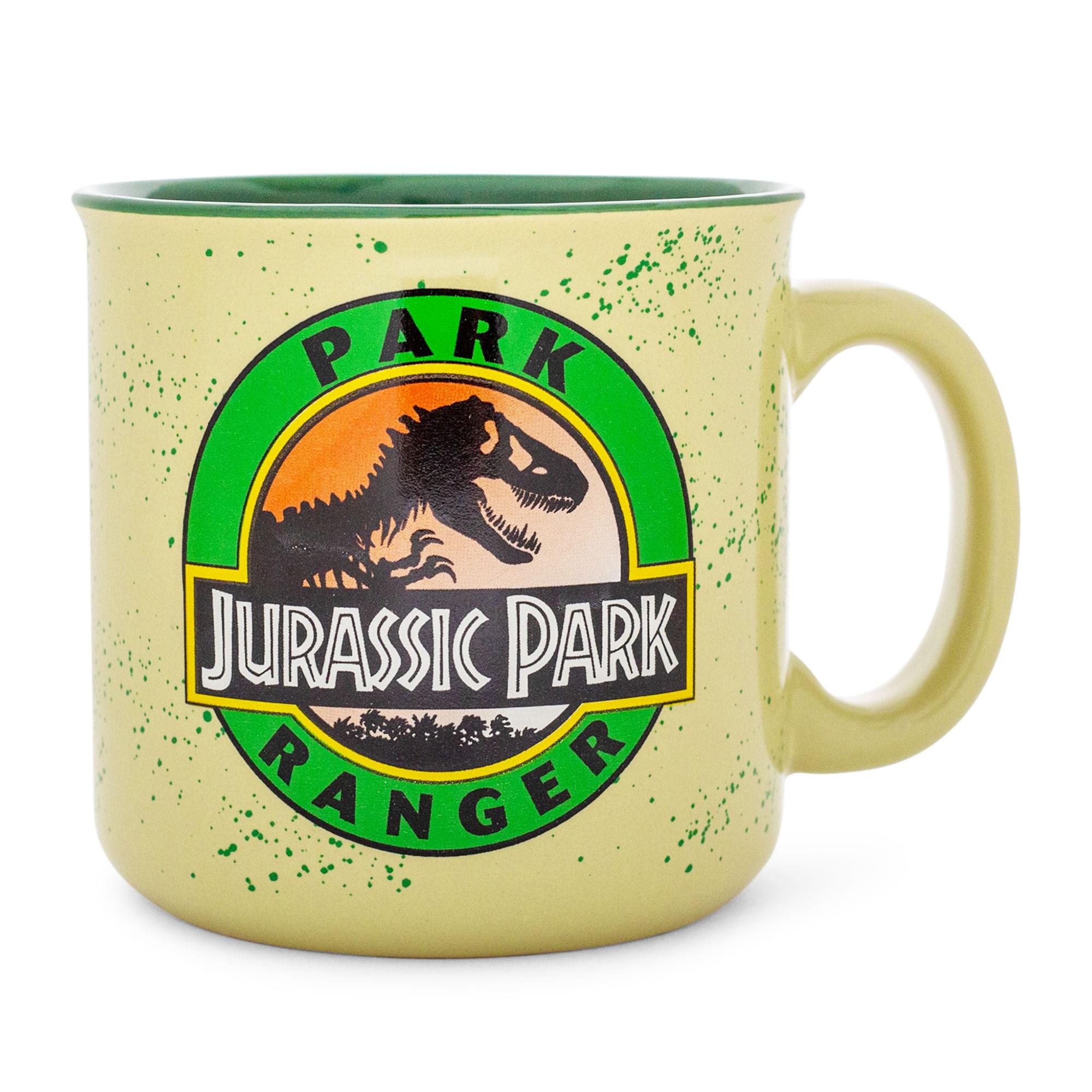 Jurassic Park Ranger 20oz Ceramic Camper Mug | Free Shipping