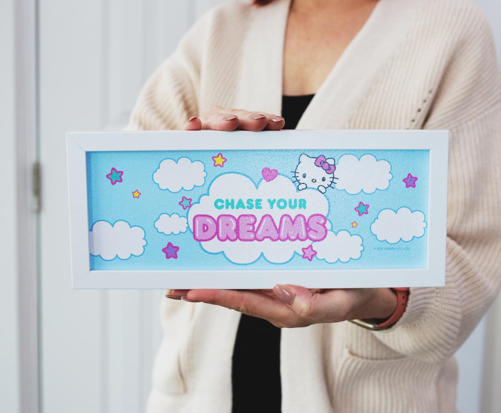 Hello Kitty Chase Your Dreams Hanging Sign | Free Shipping
