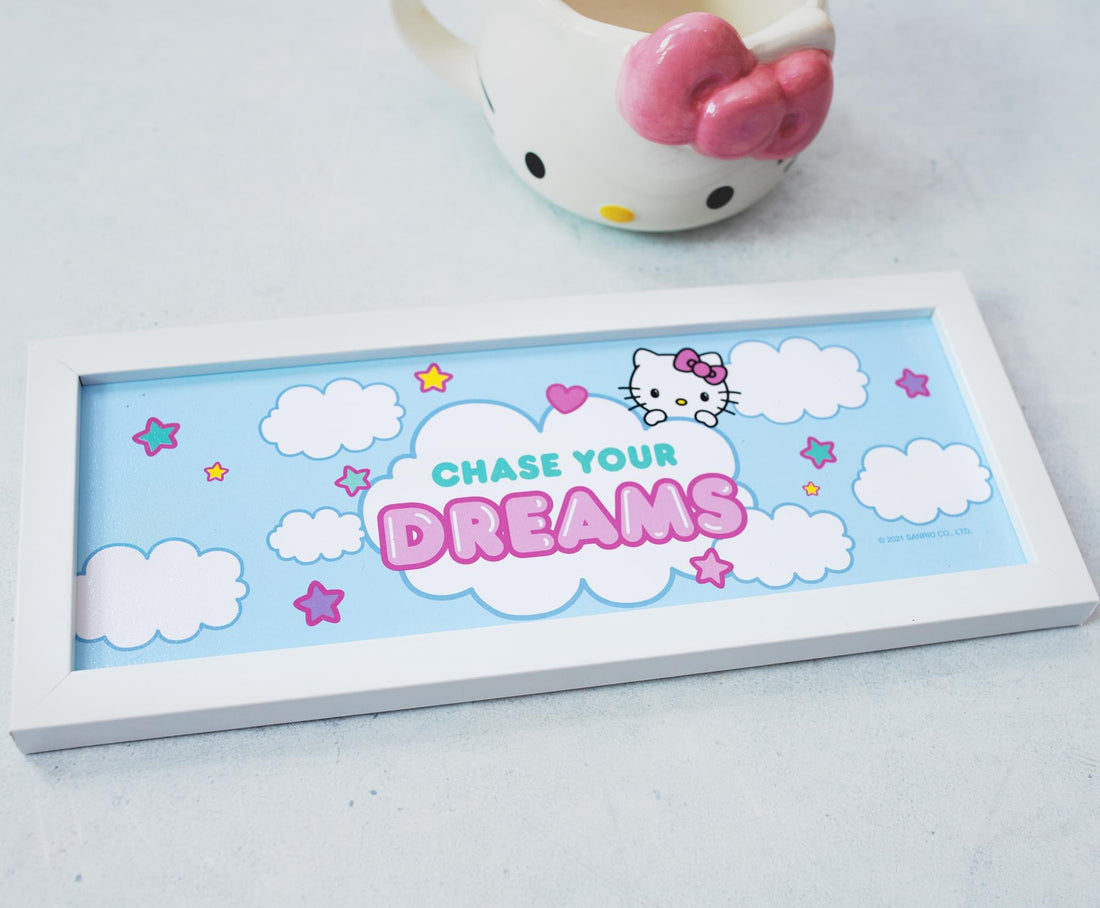 Hello Kitty Chase Your Dreams Hanging Sign | Free Shipping