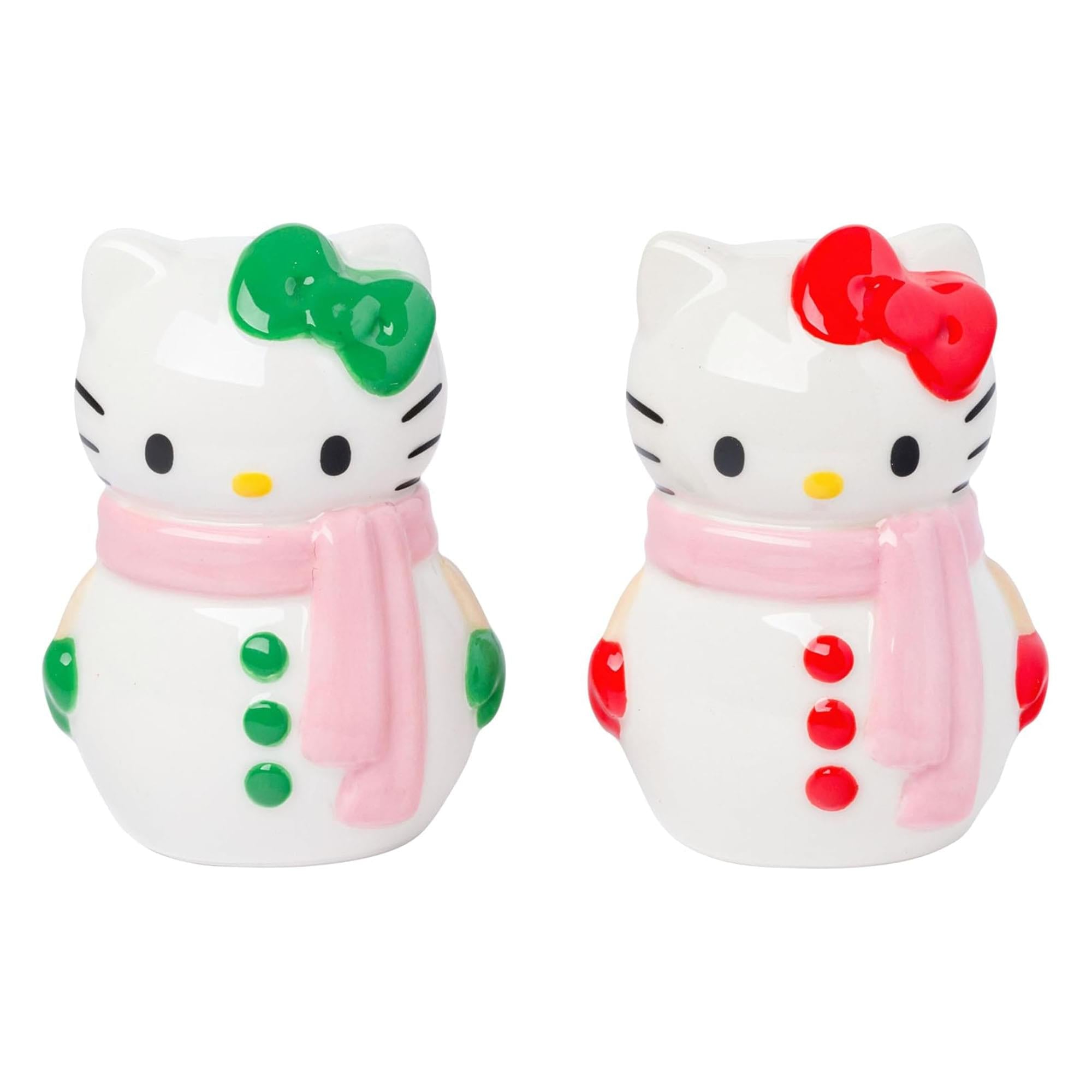 Sanrio Hello Kitty Holiday Snowman Shaker Set | Free Shipping