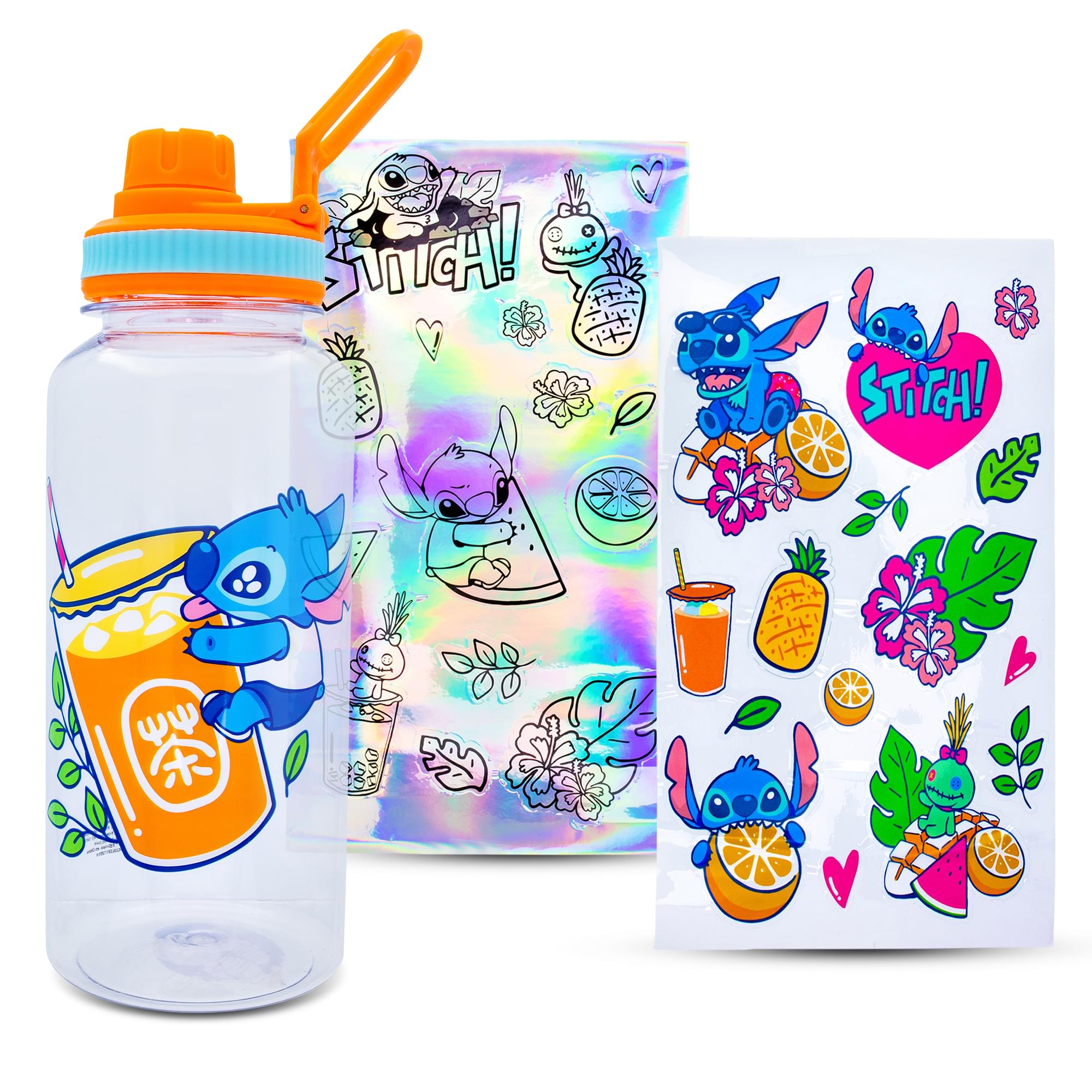 Disney Lilo & Stitch Bubble Tea 32oz Bottle | Free Shipping