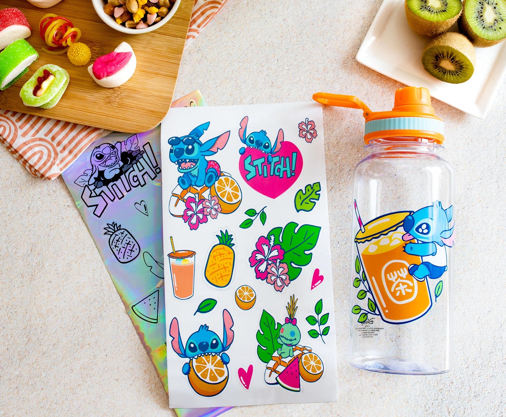 Disney Lilo & Stitch Bubble Tea 32oz Bottle | Free Shipping