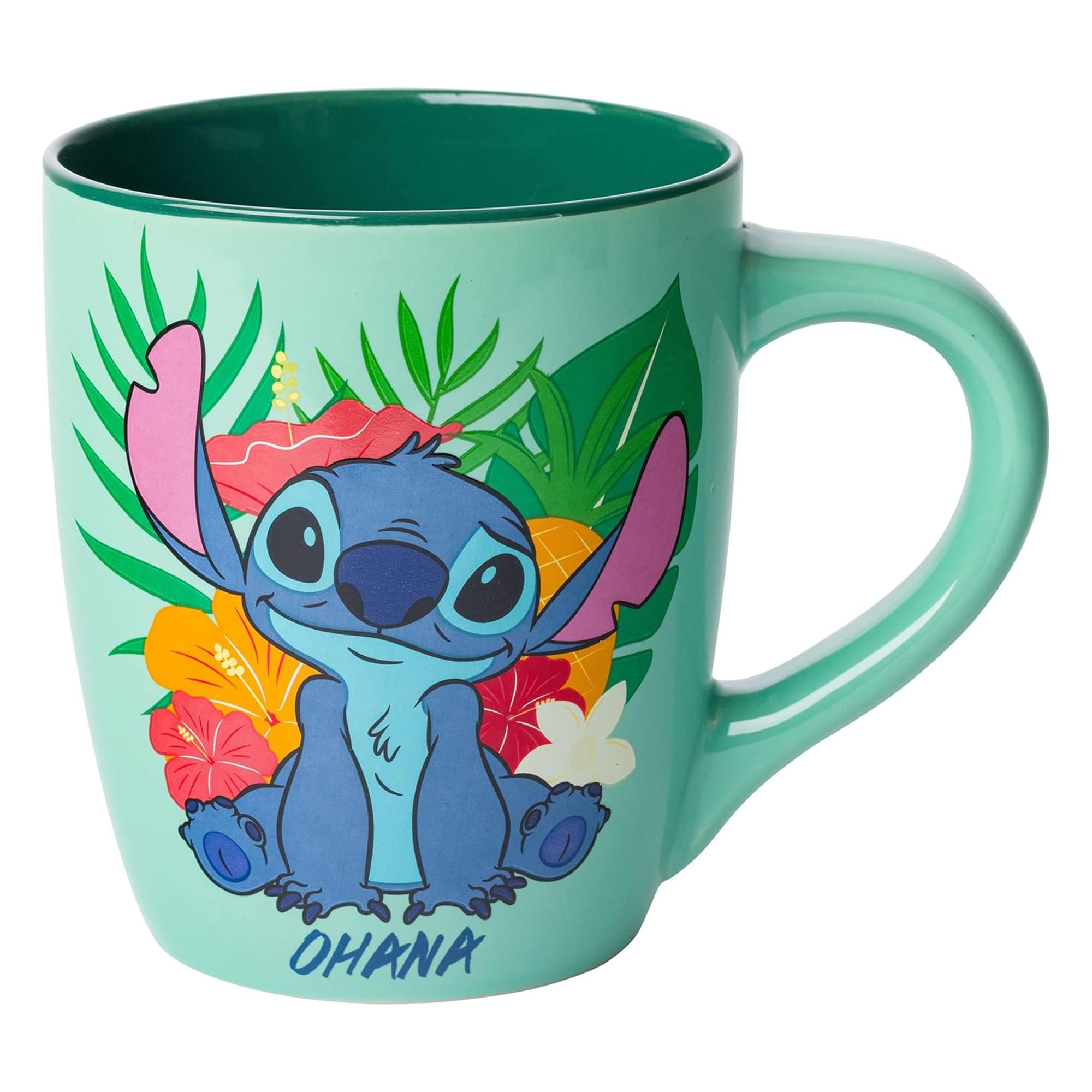 Disney Lilo & Stitch Tropical 25 Ounce Ceramic Mug | Free Shipping