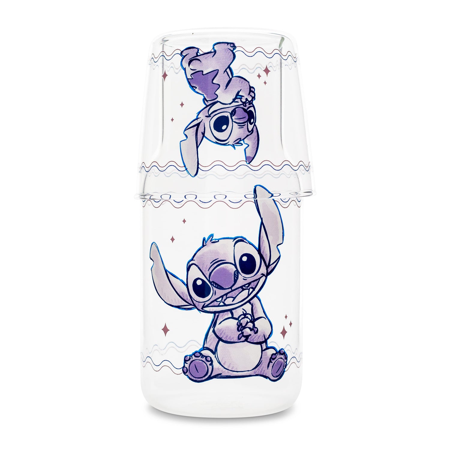 Lilo & Stitch 18oz Glass Water Pitcher w/ Cup | Free Shipping