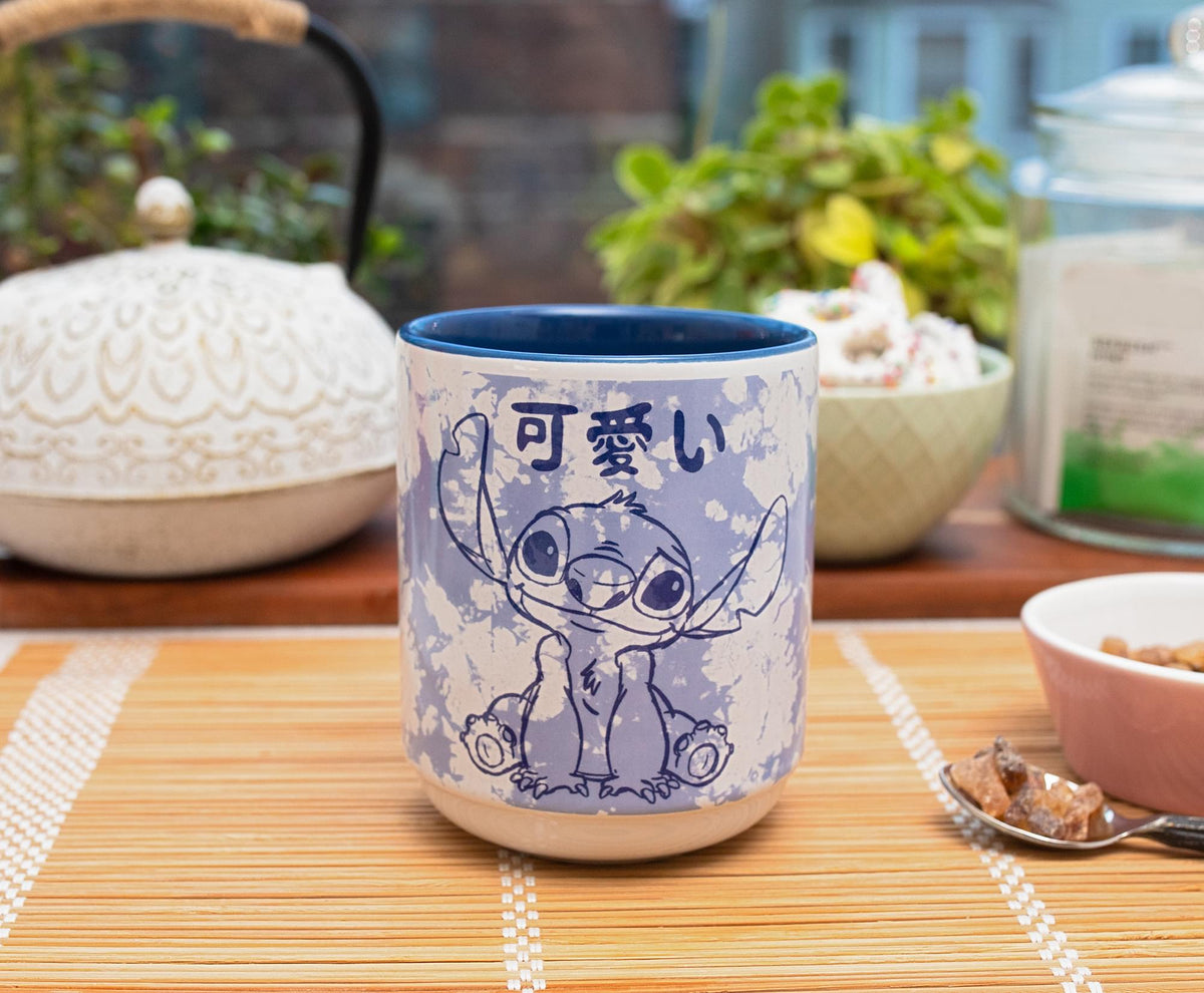 Disney Lilo and Stitch 12oz Ceramic Asian Tea Cup | Free Shipping