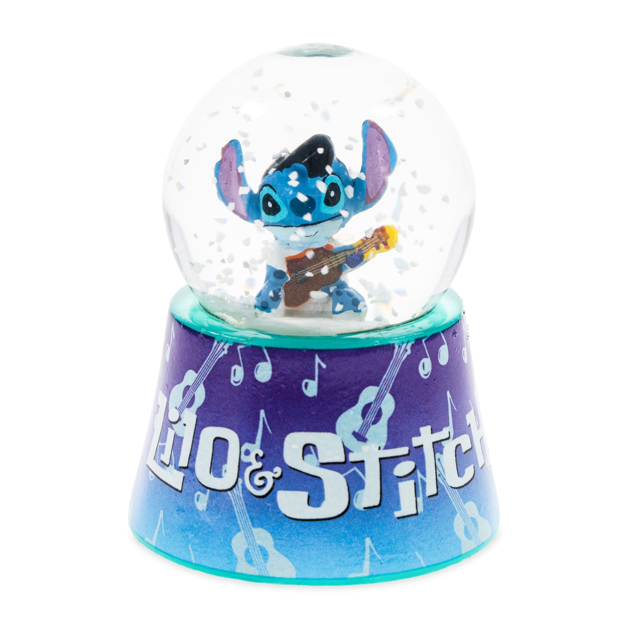 Disney Stitch Rockstar 2.5 Inch Light Up Snow Globe | Free Shipping