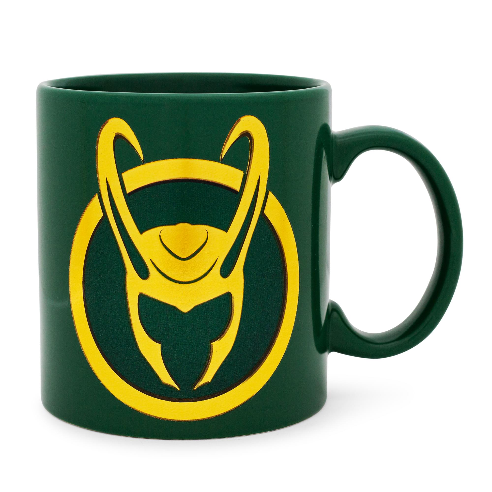 Marvel Loki 20oz Foil Embossed Ceramic Mug | Free Shipping