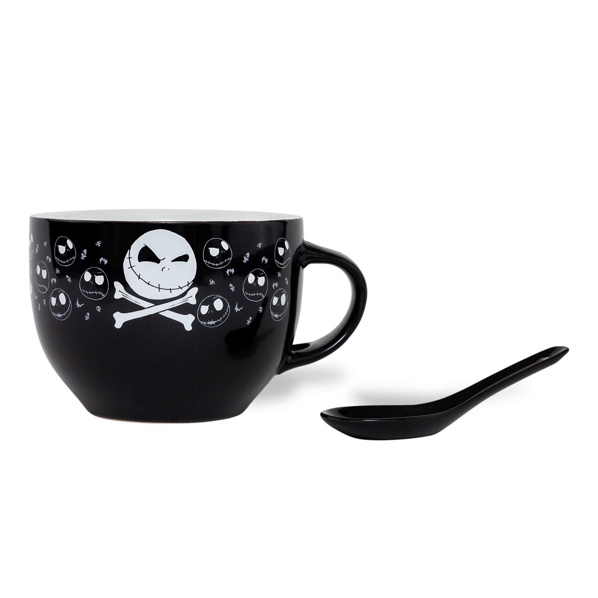 NBX Jack Cross Bones 24oz Soup Mug w/ Spoon | Free Shipping