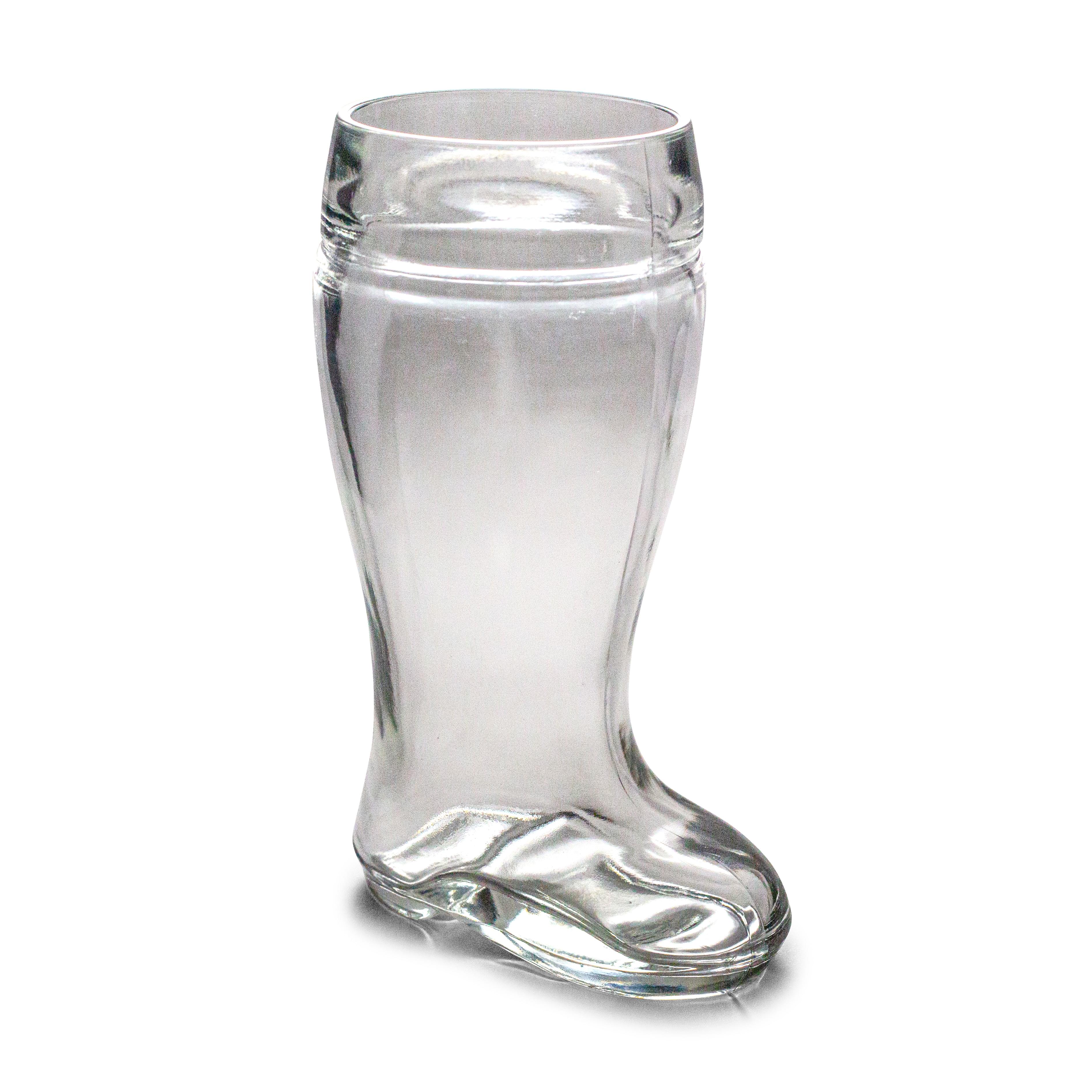Santa Boot Sculpted Glass Cup | Free Shipping