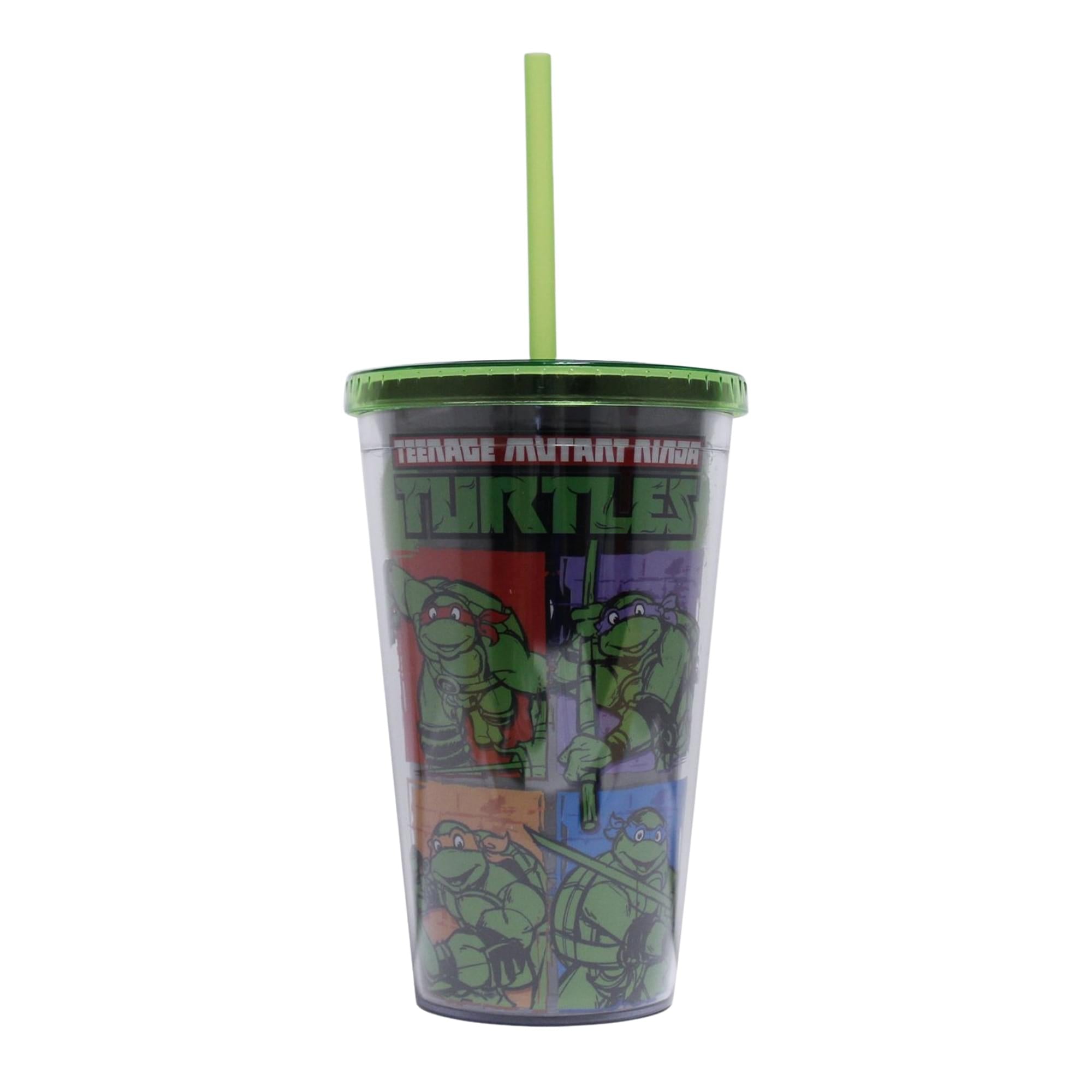 TMNT Black Belts 16oz Cold Cup w/ Lid and Straw | Free Shipping