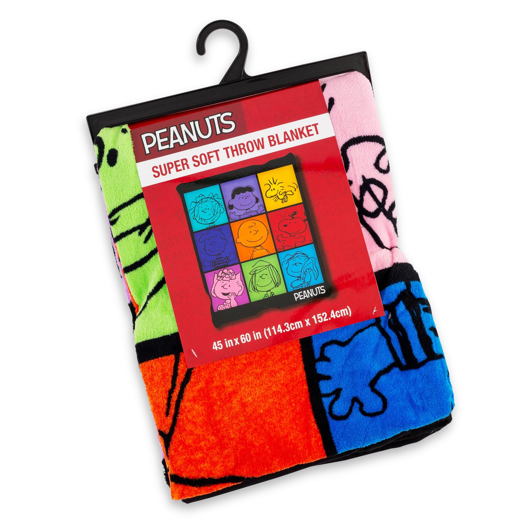 Peanuts Characters 45 x 60 Inch Fleece Throw Blanket | Free Shipping