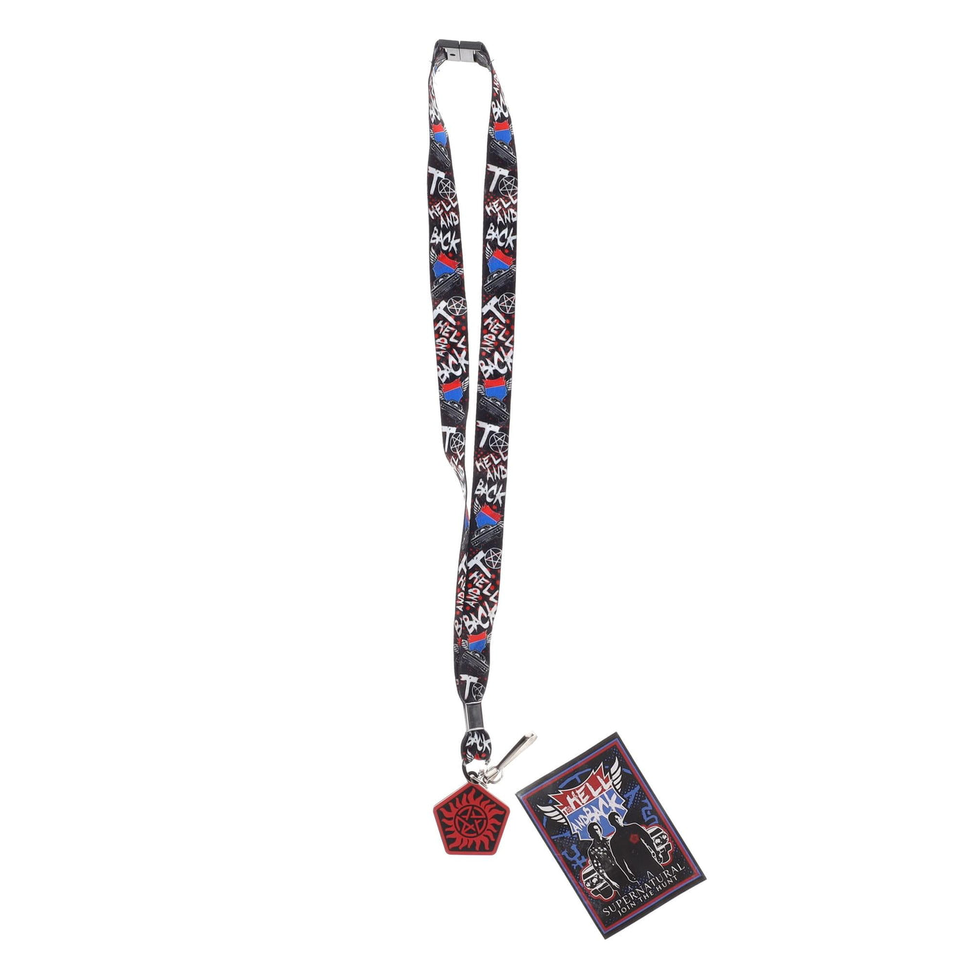 Supernatural Hell and Back Lanyard w/ Charm | Free Shipping