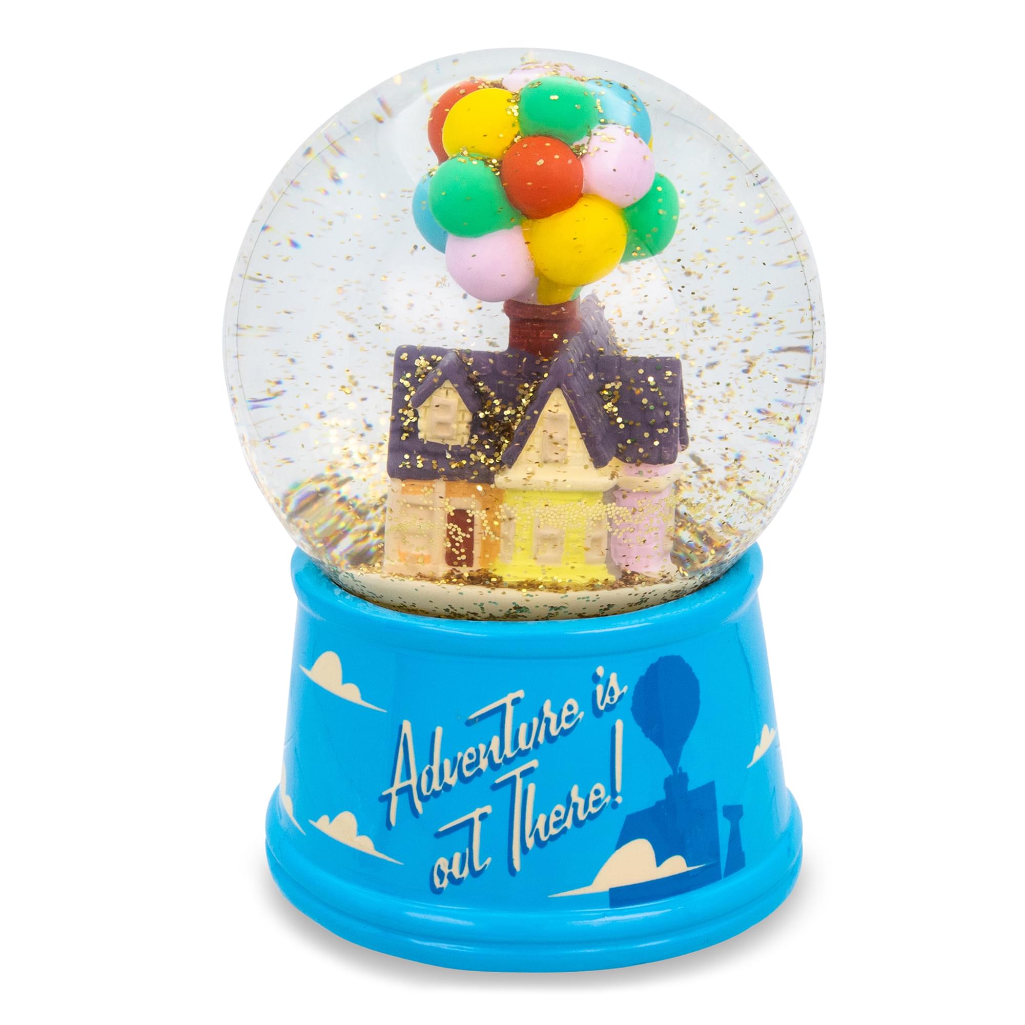 Disney UP Balloon House 6 Inch Light Up Snow Globe | Free Shipping