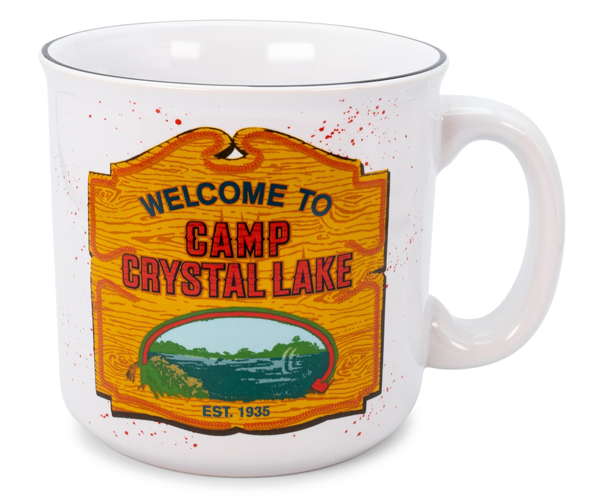 Friday the 13th Welcome Camp Crystal Lake 20oz Mug | Free Shipping
