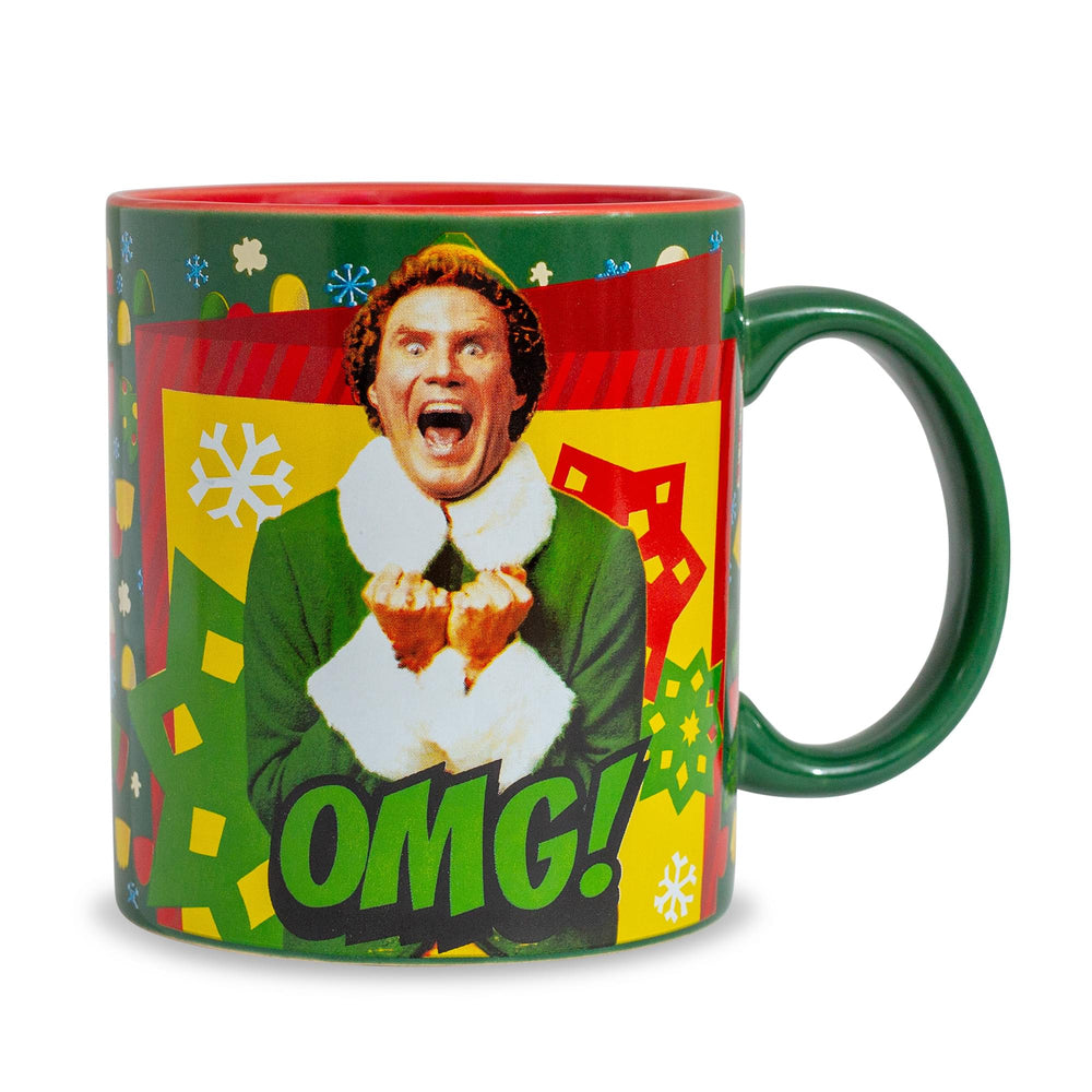 Elf Movie OMG Santa 20oz Jumbo Ceramic Coffee Mug | Free Shipping