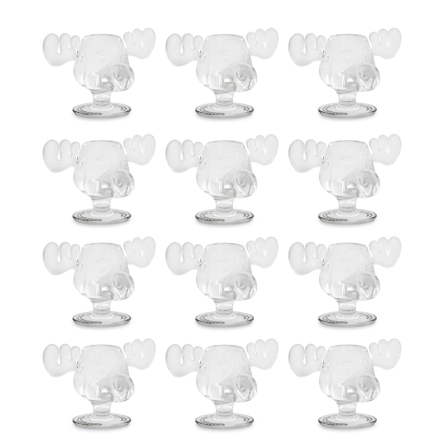 Christmas Vacation Moose Head Shot Glass Set of 12 | Free Shipping