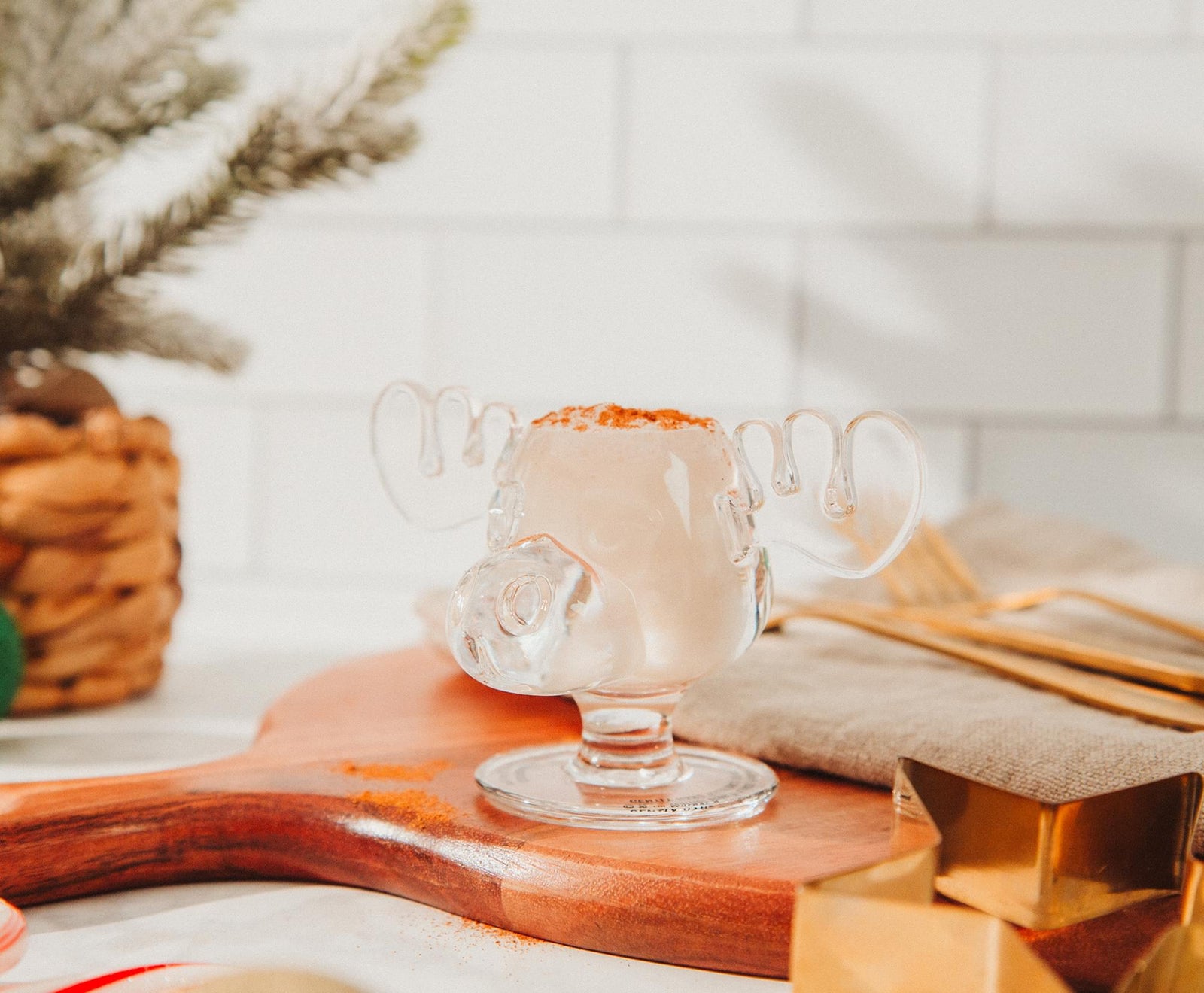 Christmas Vacation Moose Head Shot Glass Set of 12 | Free Shipping