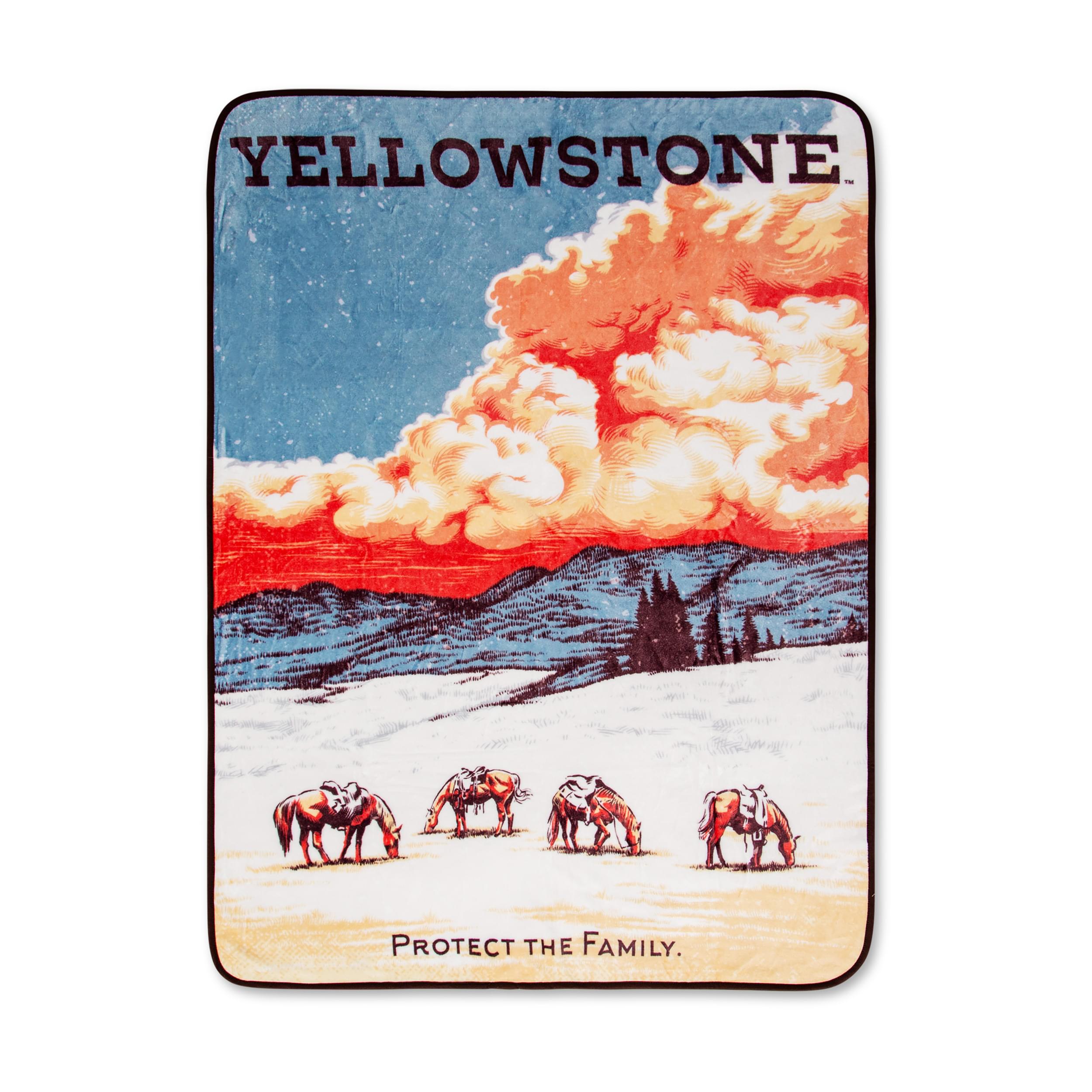 Yellowstone "Protect The Family" Throw Blanket | Free Shipping