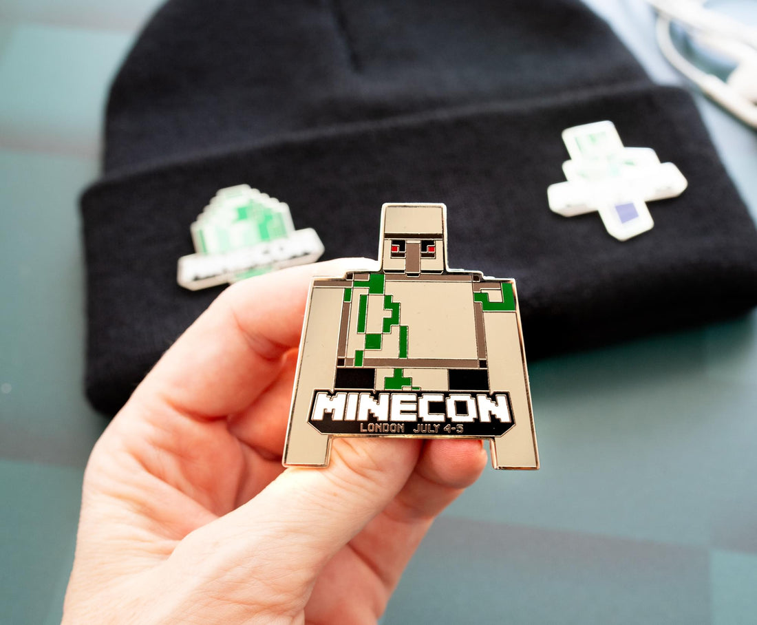 Minecraft Minecon 2015 Exclusive Pin Set of 3 | Free Shipping