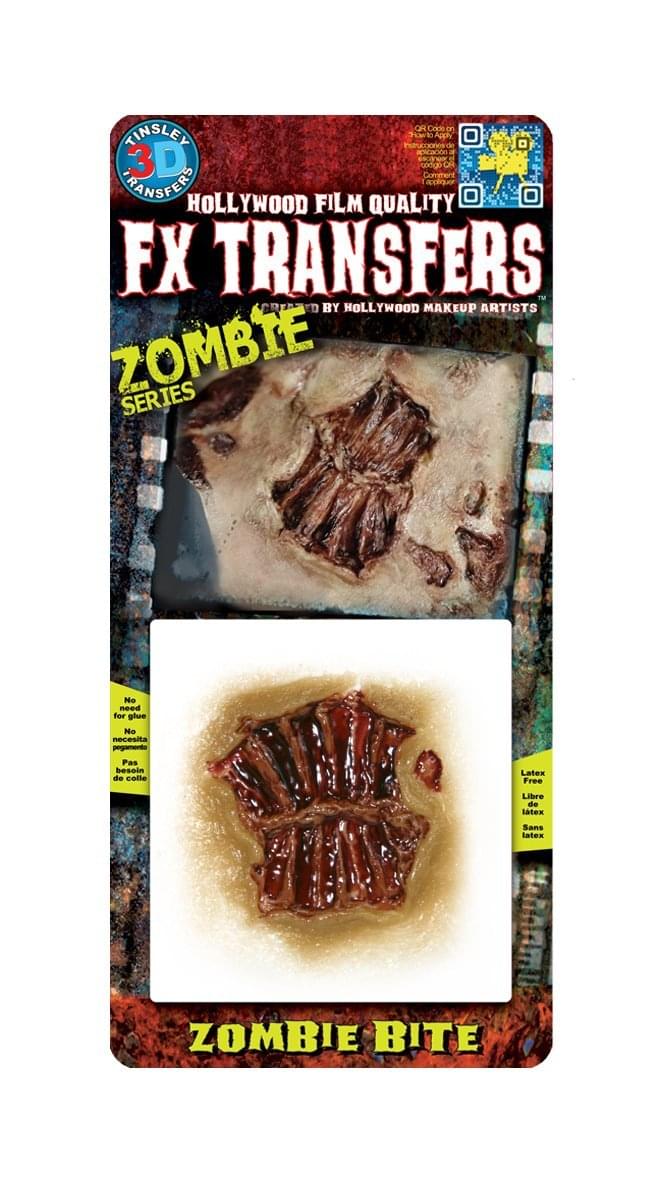 Costume 3D FX Transfers: Small Zombie Bite | Free Shipping