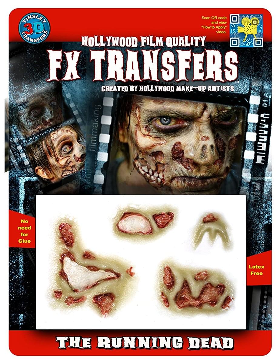 Costume 3D FX Transfers: The Running Dead | Free Shipping