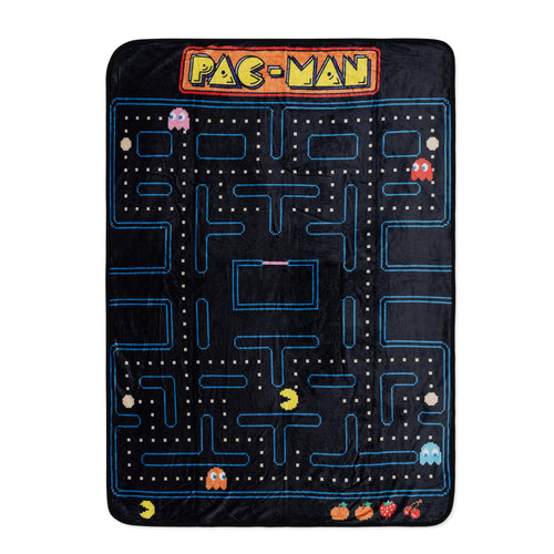 Pac-Man Classic Maze 45 x 60 Inch Throw Blanket | Free Shipping