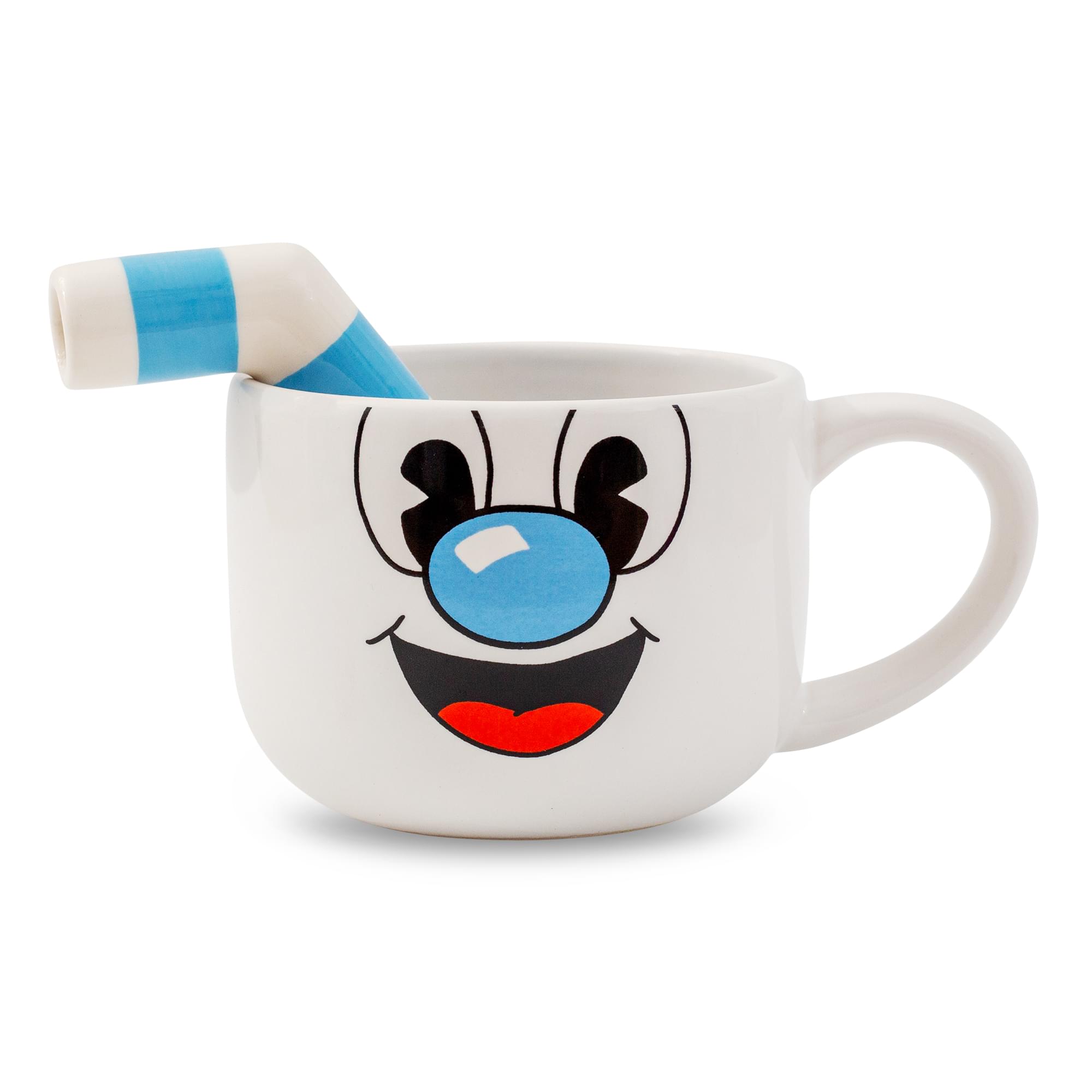 Cuphead Mugman 20oz Ceramic Coffee Mug and Straw | Free Shipping