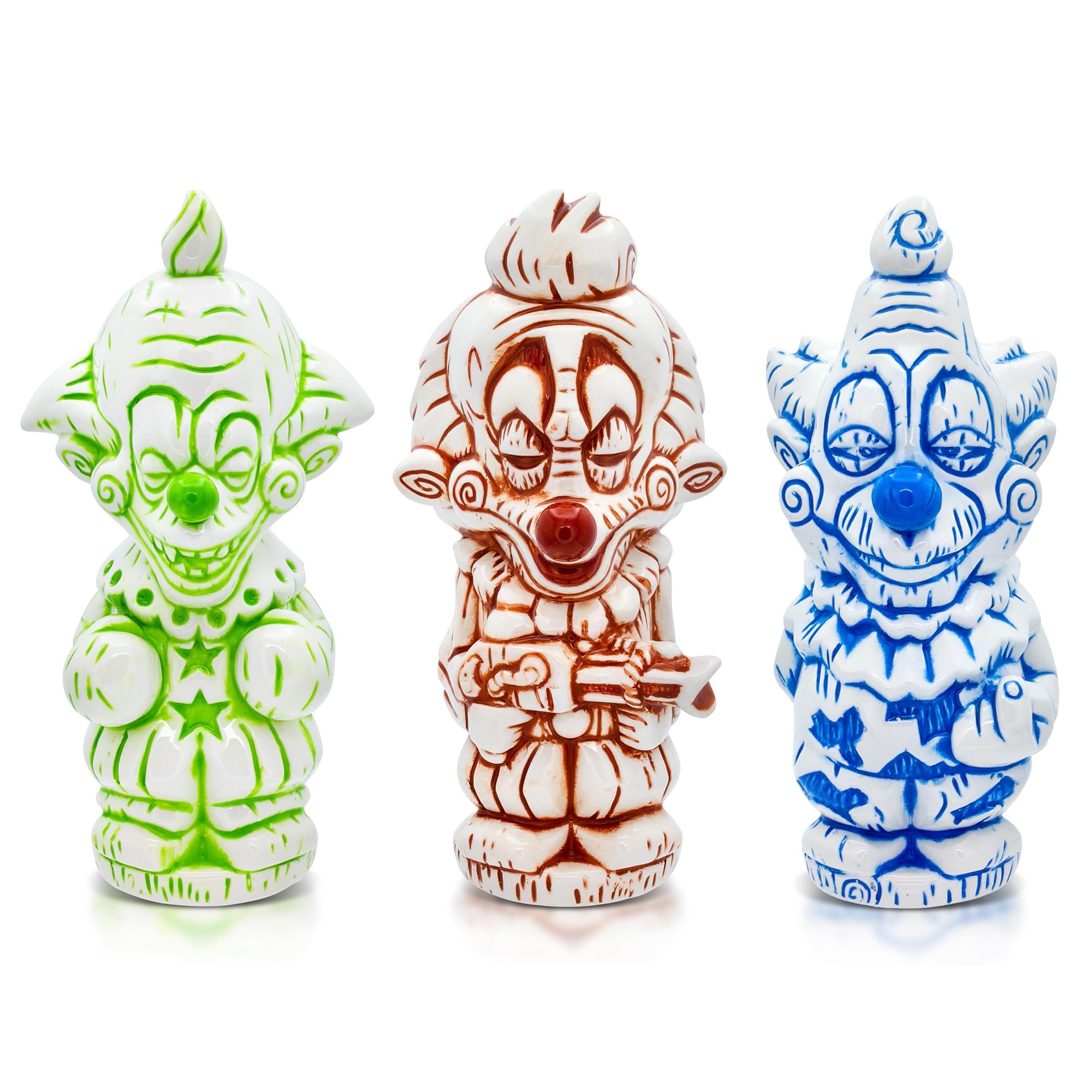 Geeki Tikis Killer Klowns Ceramic Mug Set of 3 | Free Shipping