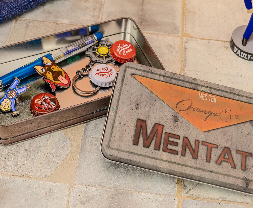Fallout Replica Mentats Orange Tin | Free Shipping