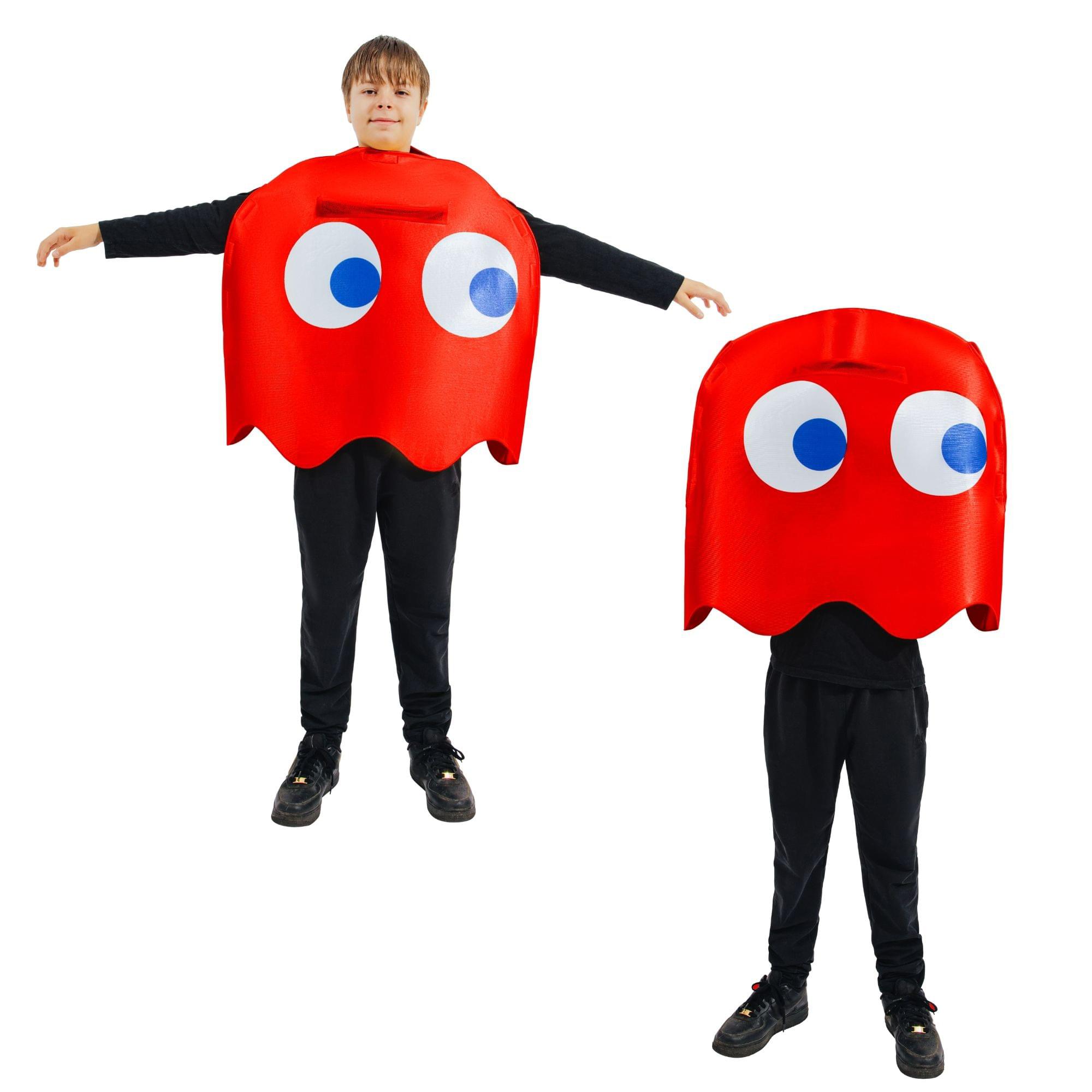 Pac-Man Red Ghost Child Costume | Free Shipping