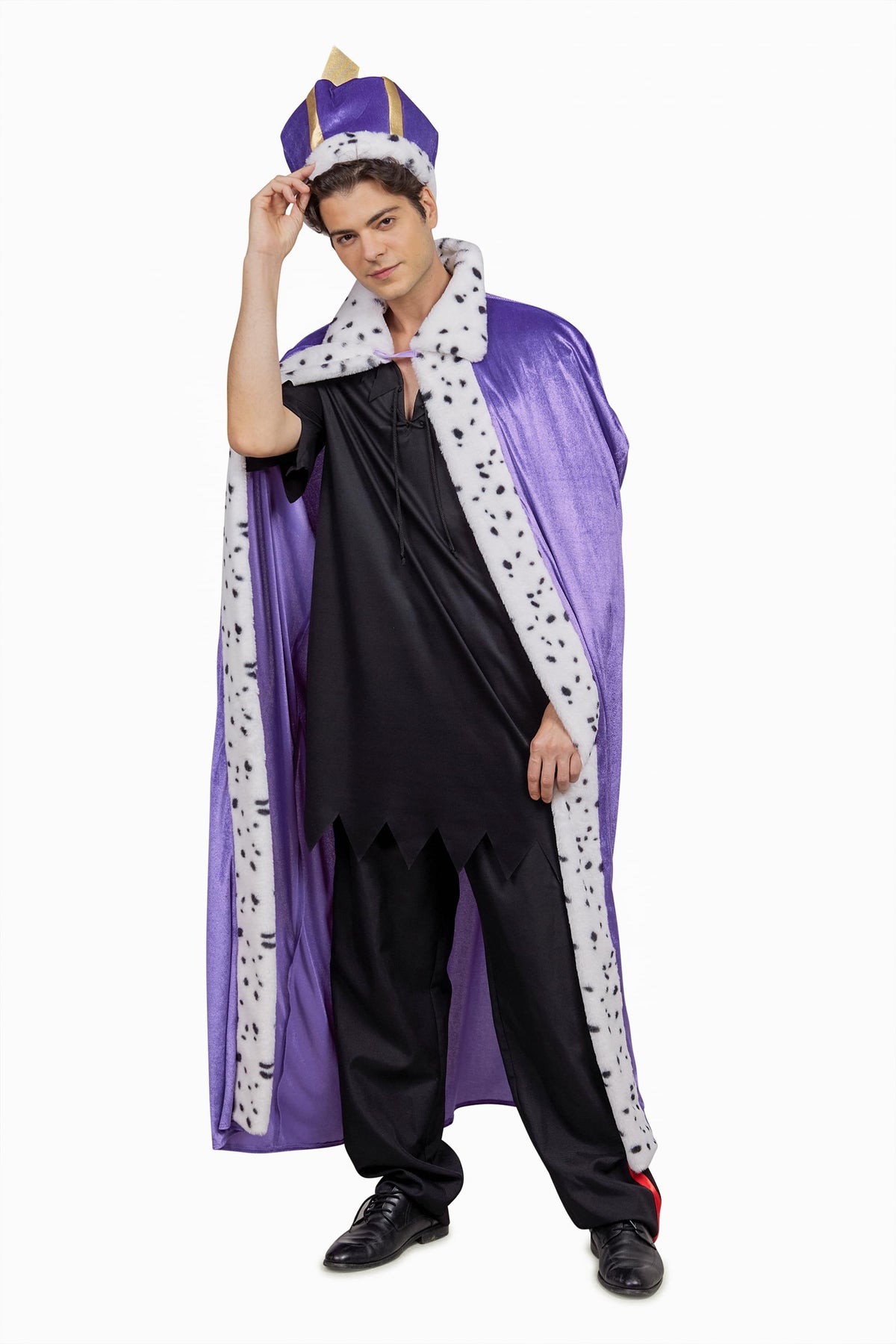Royal King Adult Costume Cape & Crown | One Size | Free Shipping