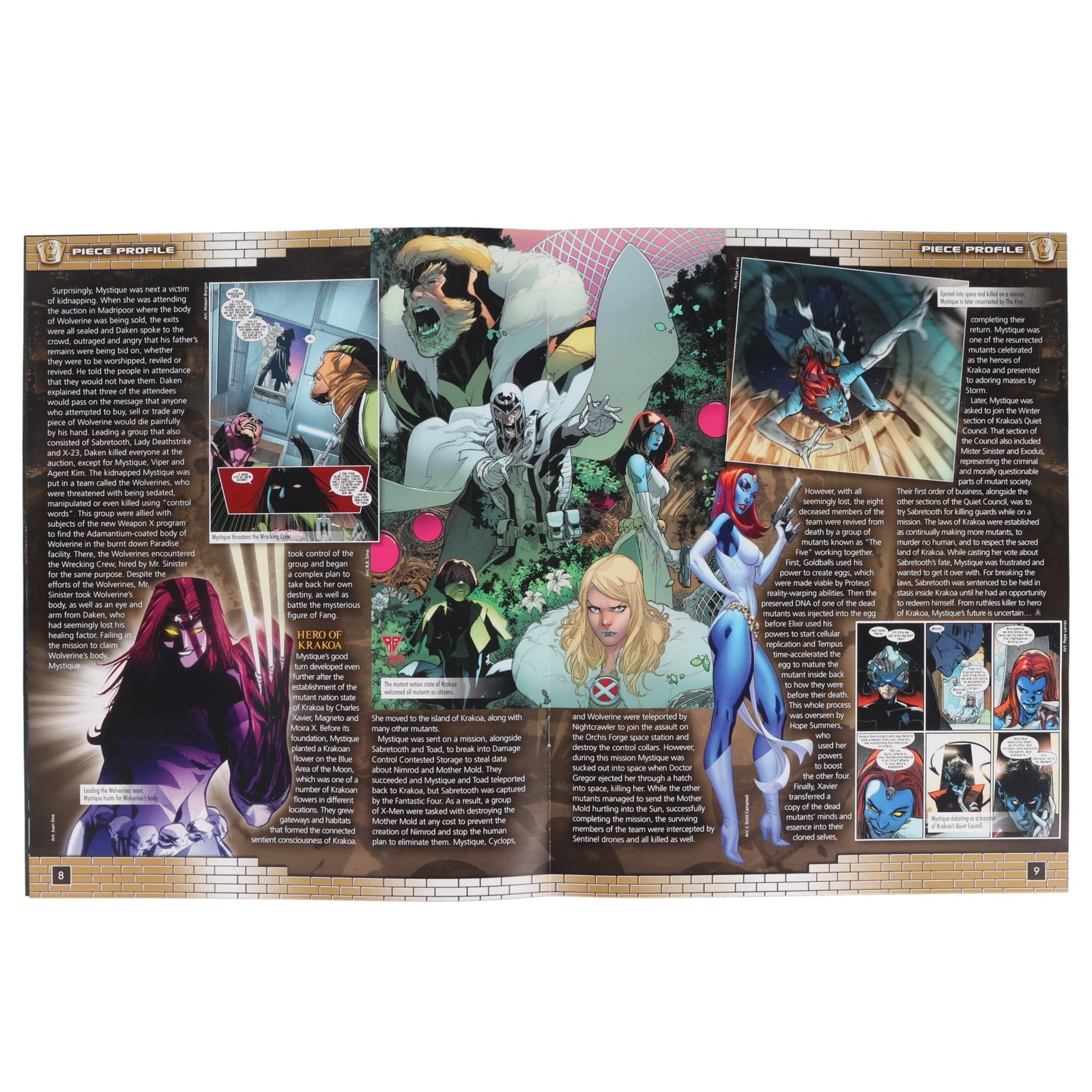 Marvel Chess #36 Mystique (Bishop) Magazine | Free Shipping