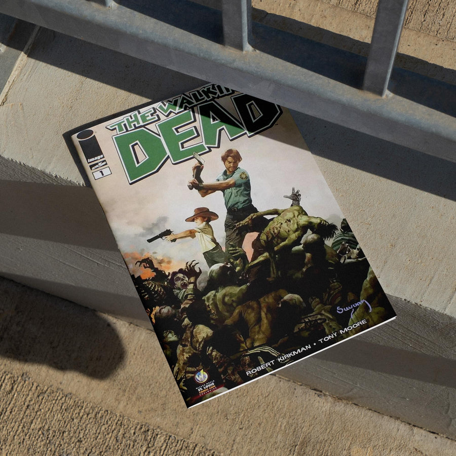 Walking Dead #1 WW St Louis Color Signed By Arthur Sudham | Free Shipp