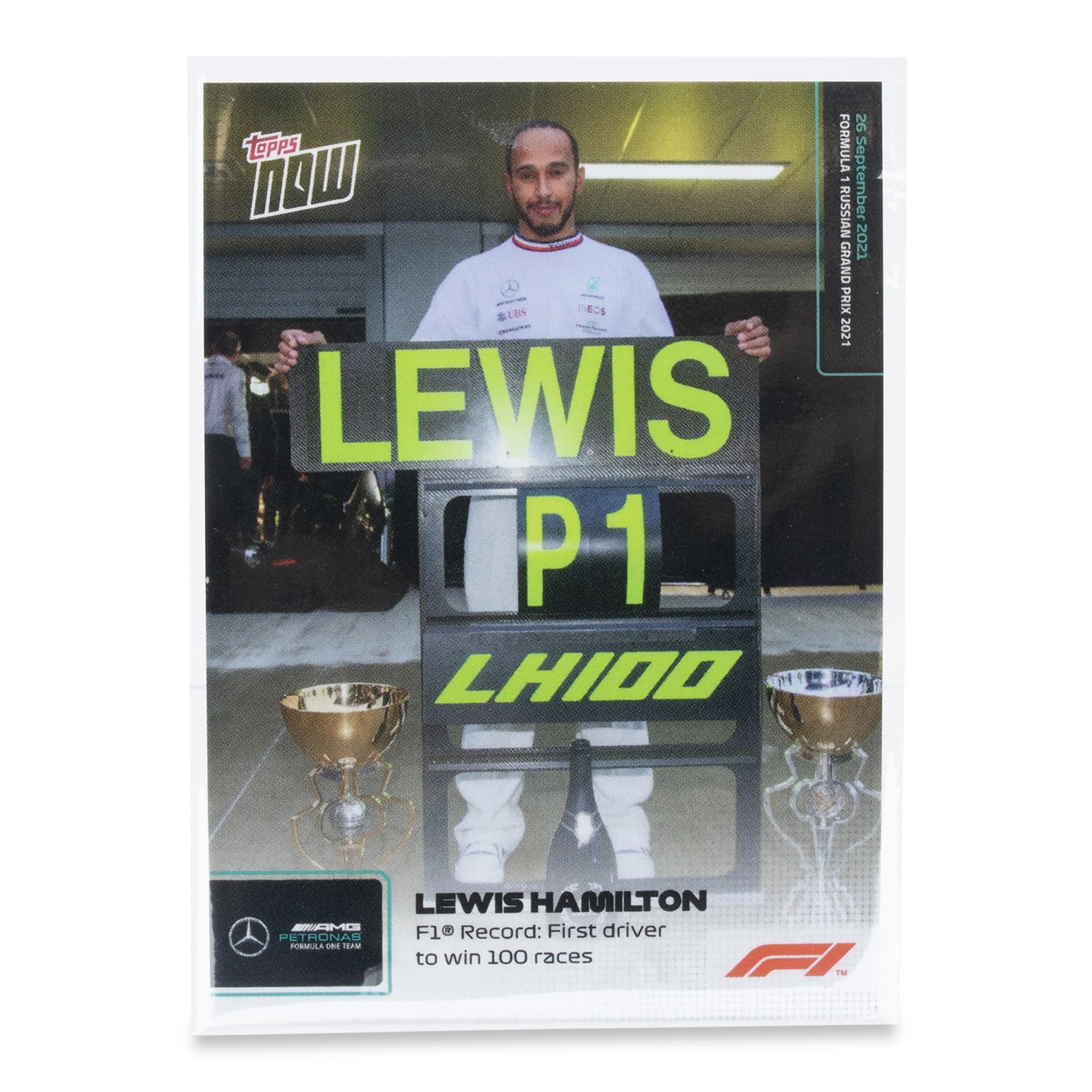F1 TOPPS NOW Card #55 | First Driver Win 100 Races | Free Shipping