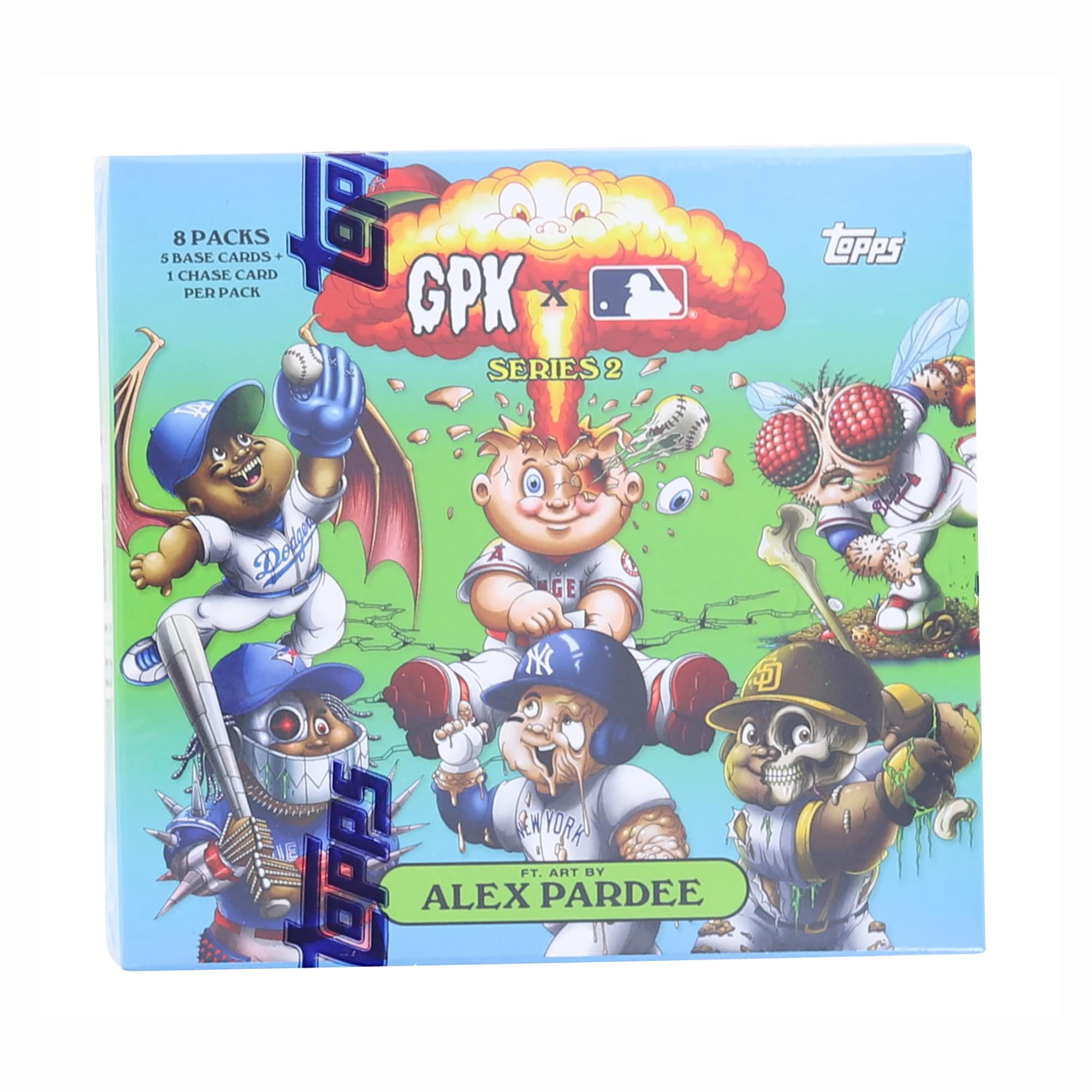 GPK x MLB Series 2 by Alex Pardee | 8 Pack Box | Free Shipping