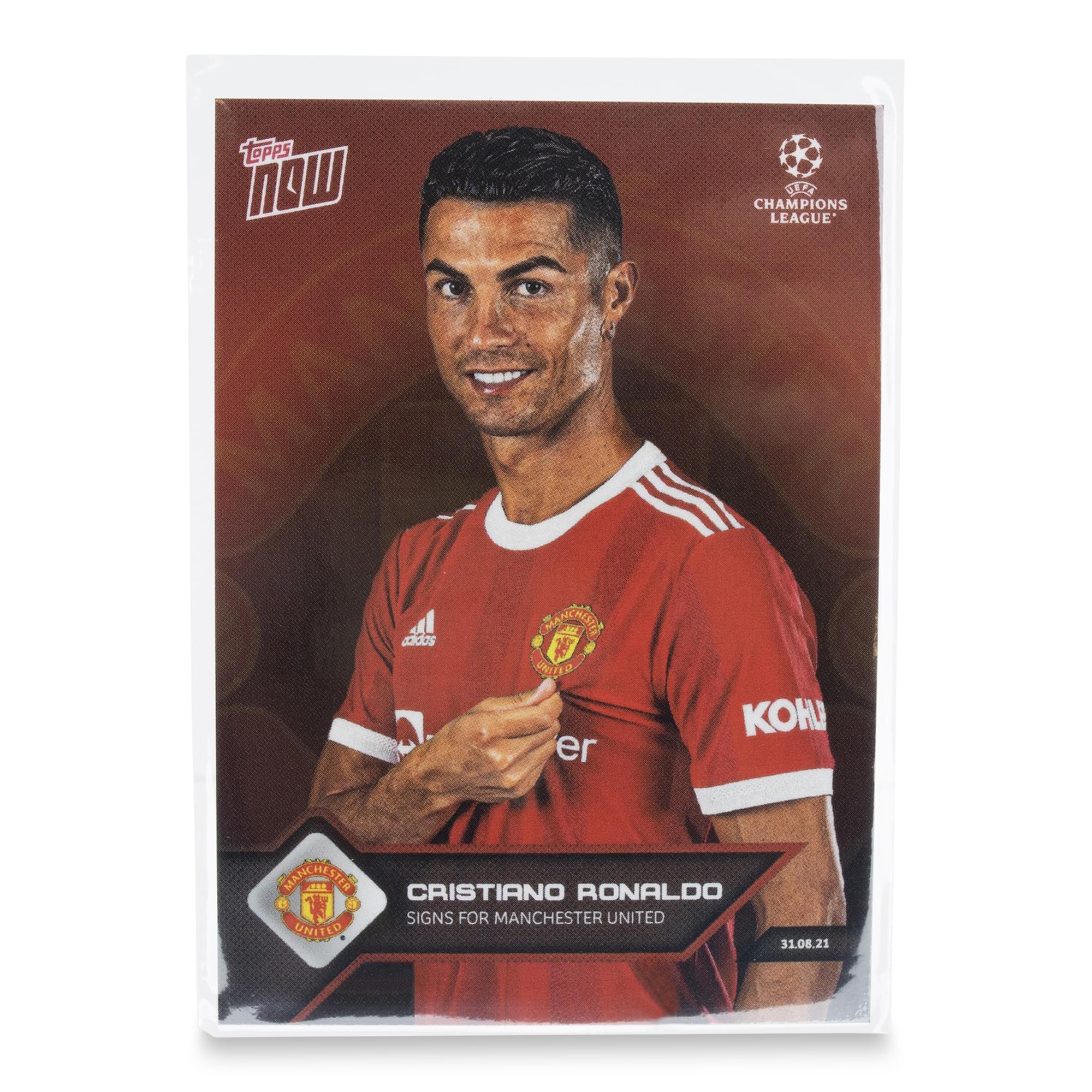 UCL TOPPS NOW Card #14 | Signs Manchester United | Free Shipping