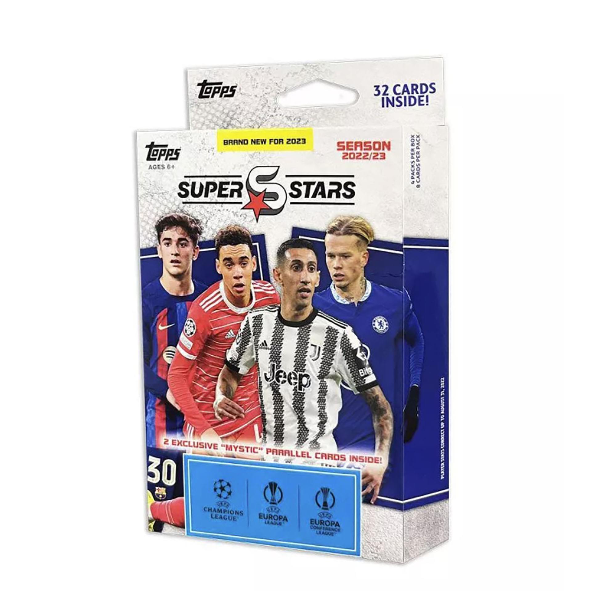 2023 UCL Football Superstars Box | 4 Packs | Free Shipping