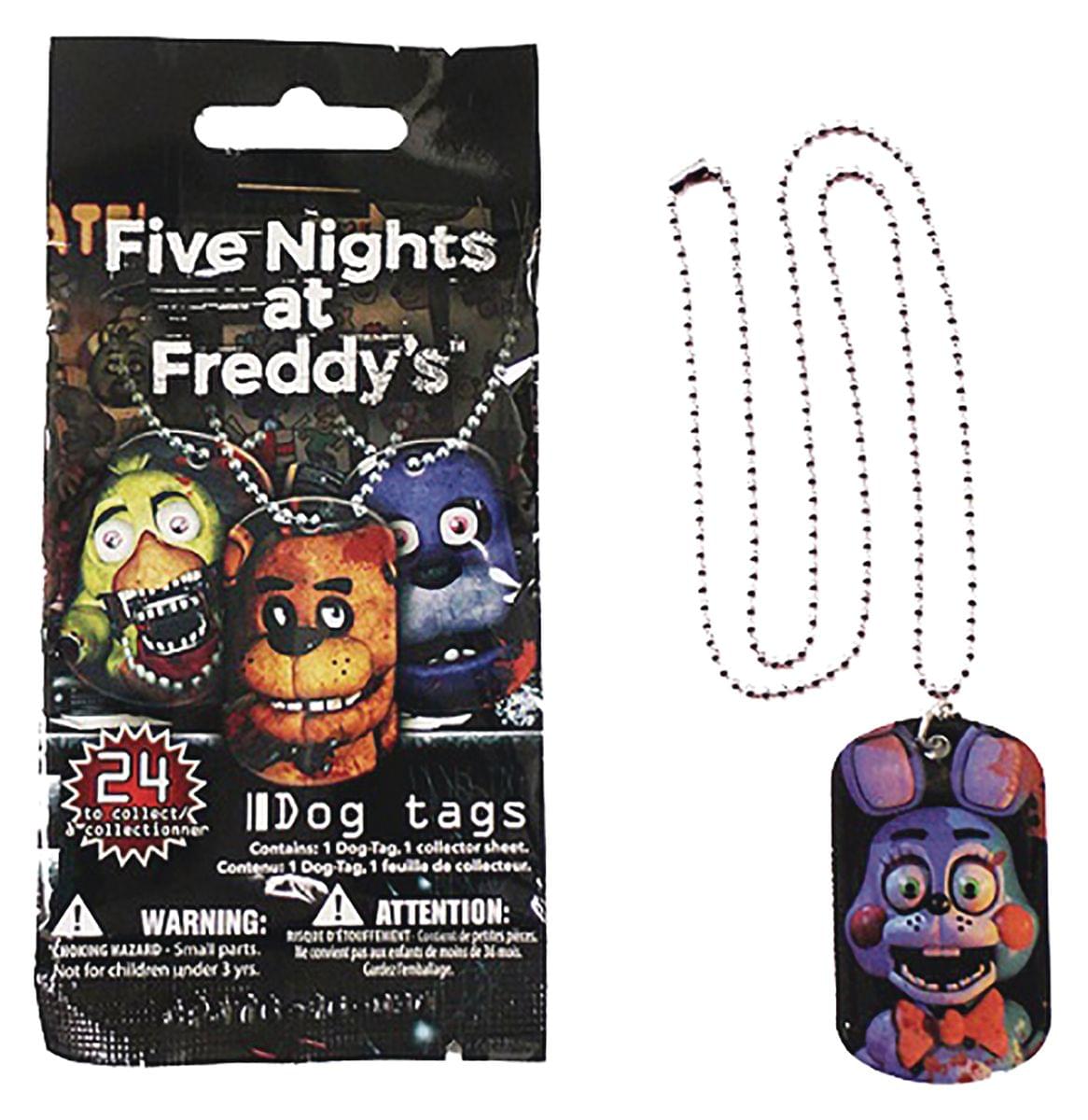 Five Nights At Freddy's Blind Bag Dog Tag - One Random | Free Shipping