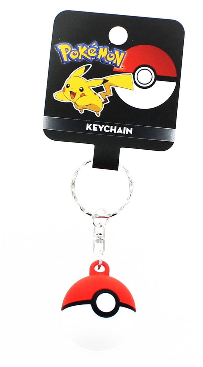 Pokemon 2-Inch Red Pokeball Key Ring | Free Shipping