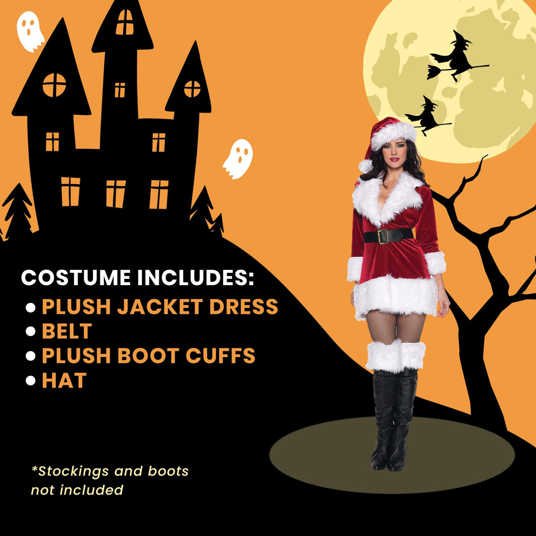 Sexy Secret Santa Costume Set Adult | Free Shipping