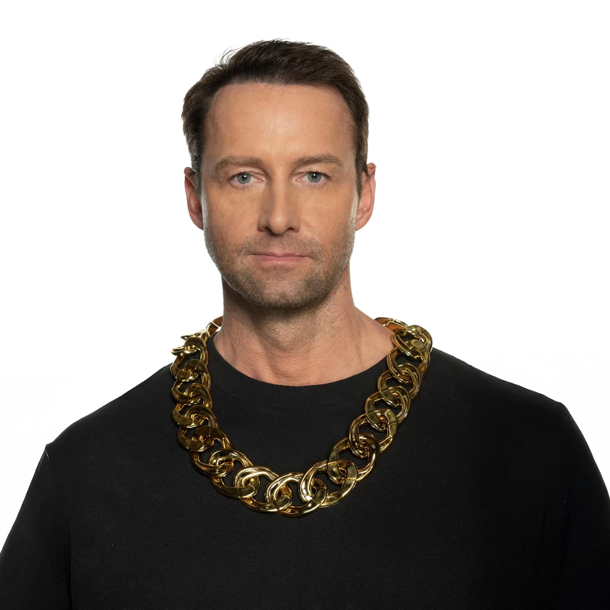 Chunky Gold Chain Adult Costume Accessory | Free Shipping