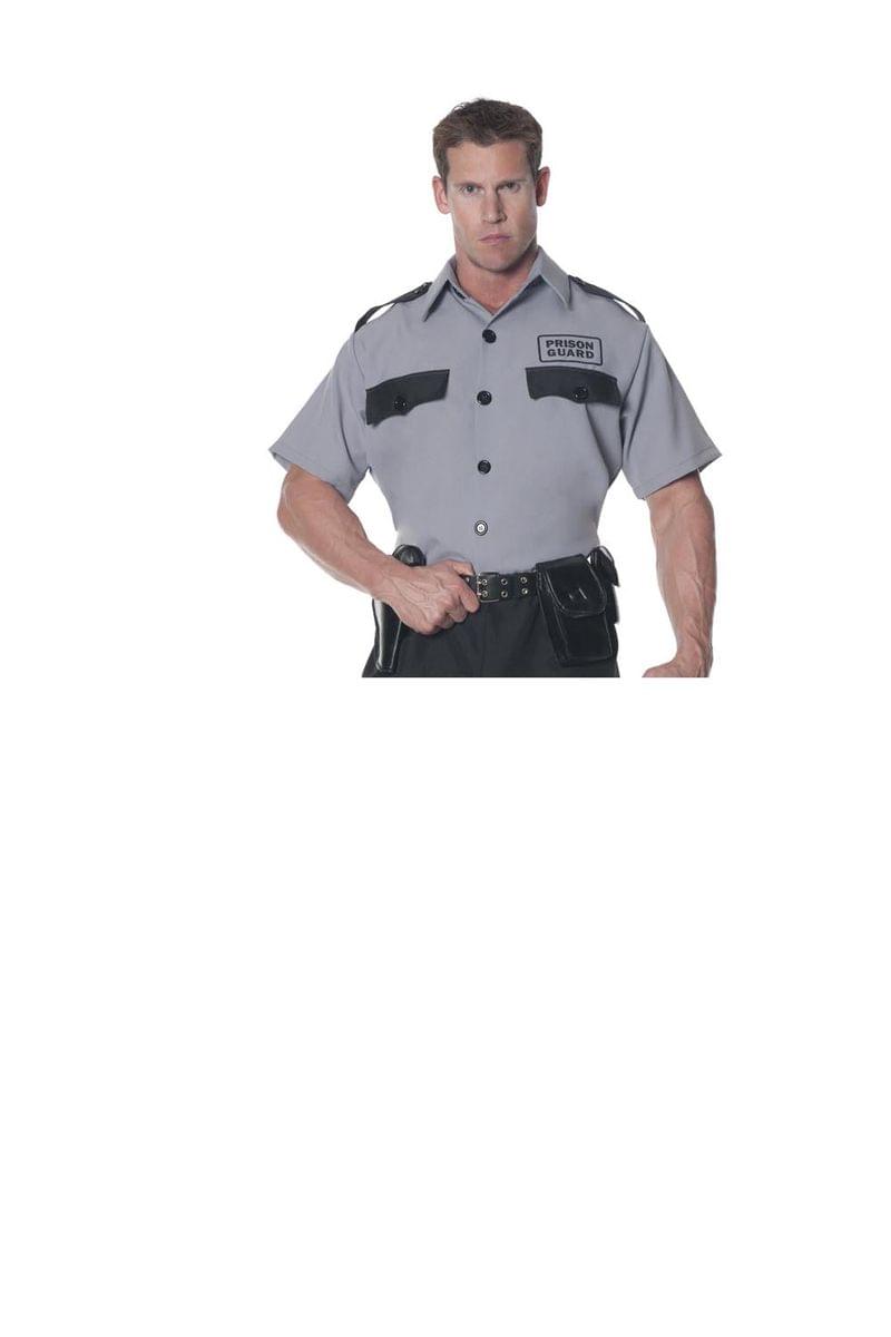 Prison Guard Shirt Costume Adult | Free Shipping