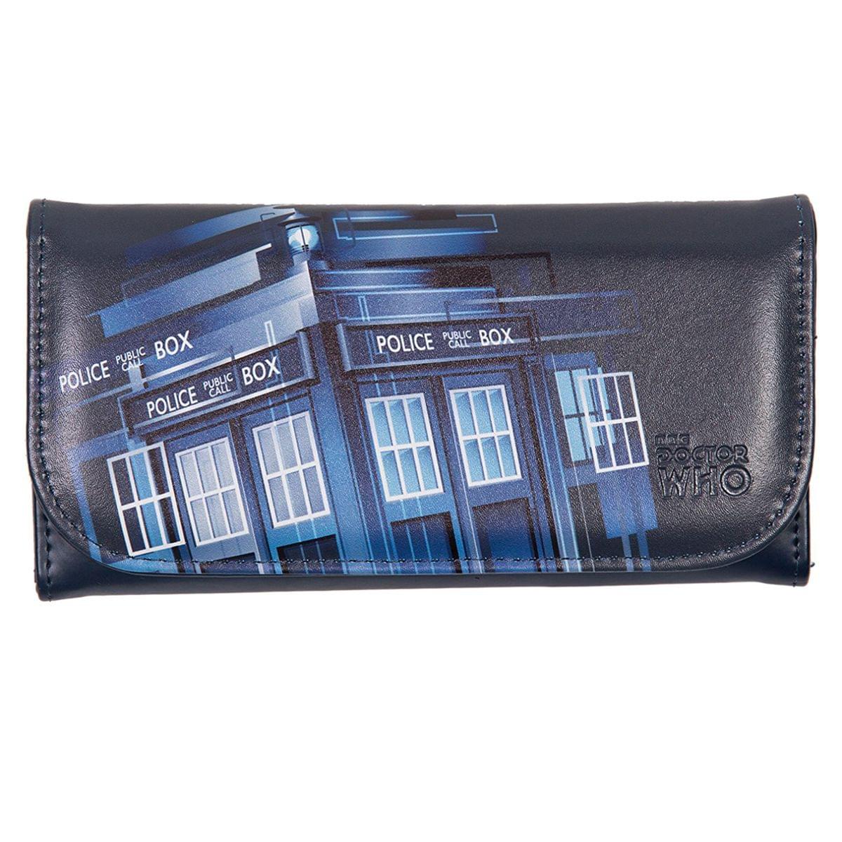 Doctor Who Embossed Women's Wallet: Retro TARDIS | Free Shipping