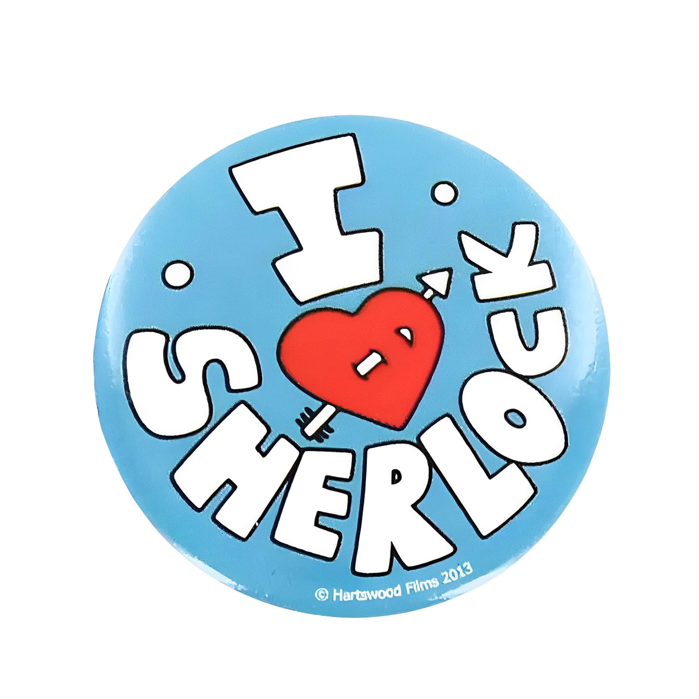 Sherlock Holmes I Love Sherlock Pin | Free Shipping