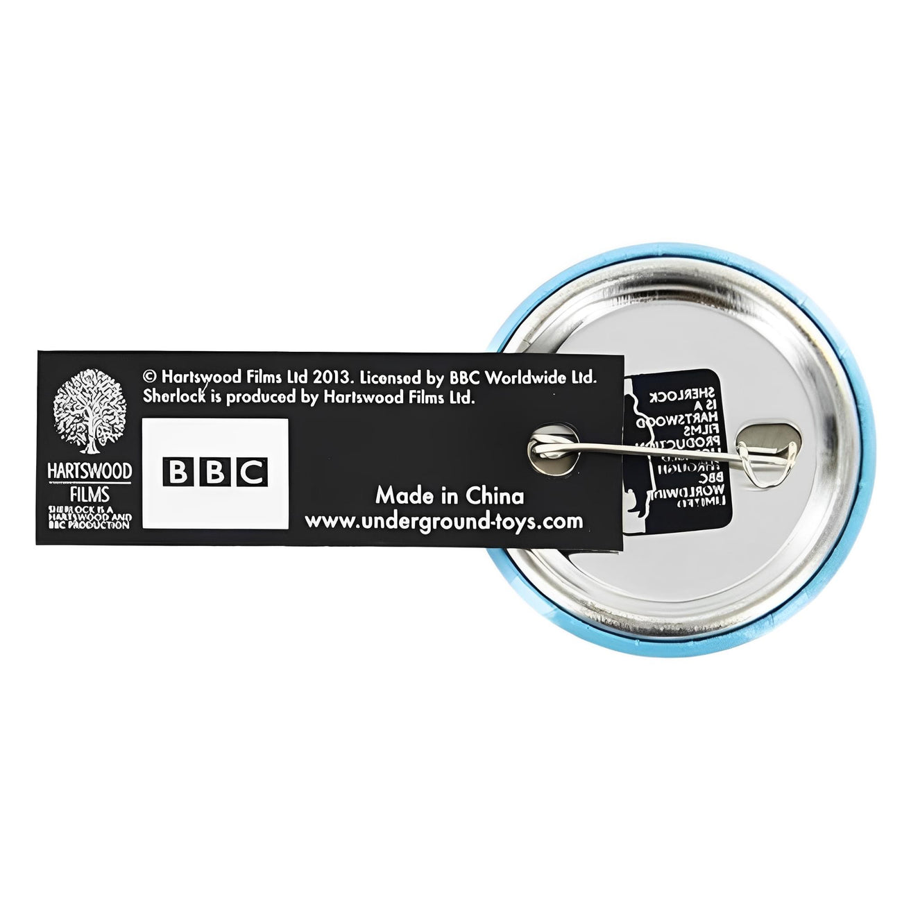 Sherlock Holmes I Love Sherlock Pin | Free Shipping