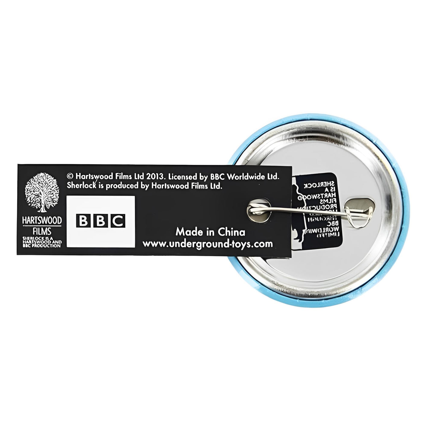 Sherlock Holmes I Love Sherlock Pin | Free Shipping