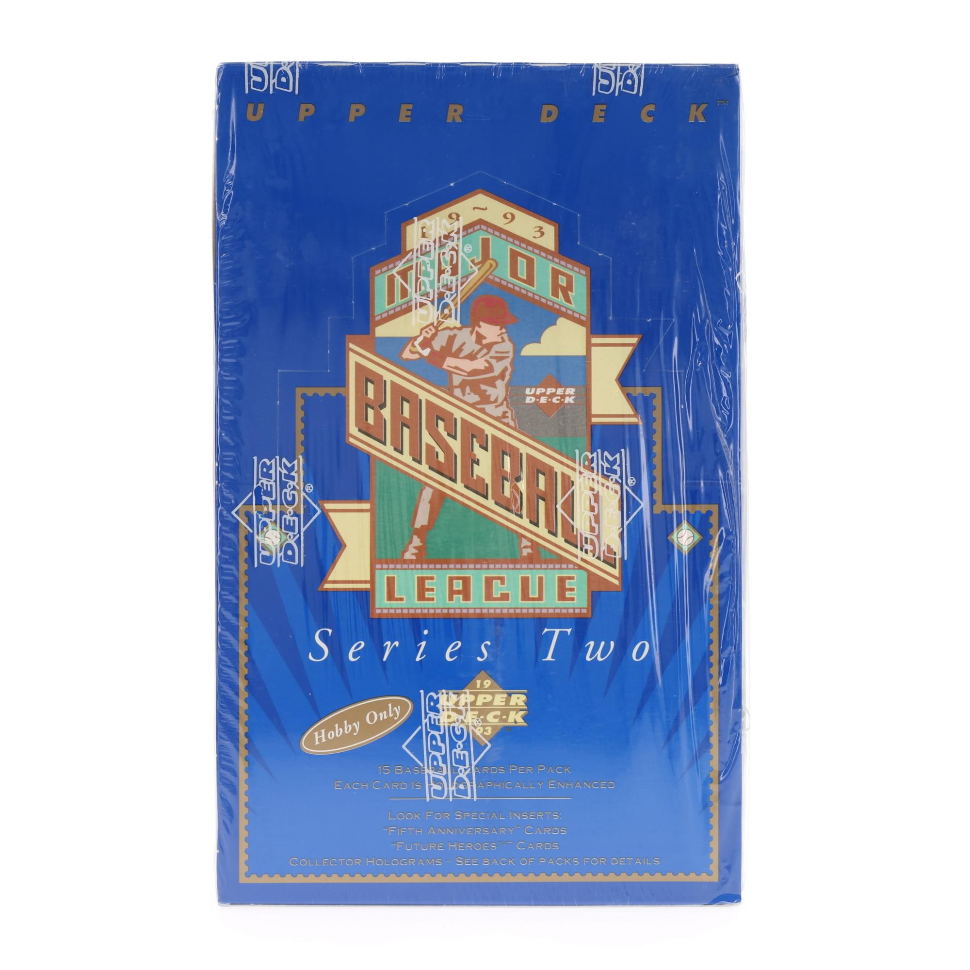MLB Upper Deck 1993 Baseball Series 2 Hobby Box | Free Shipping