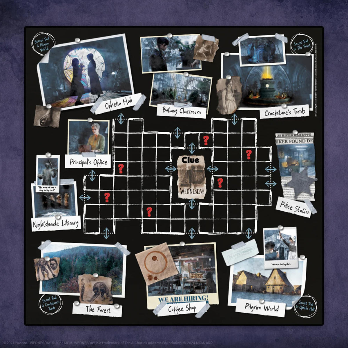 Wednesday Clue Board Game | Free Shipping